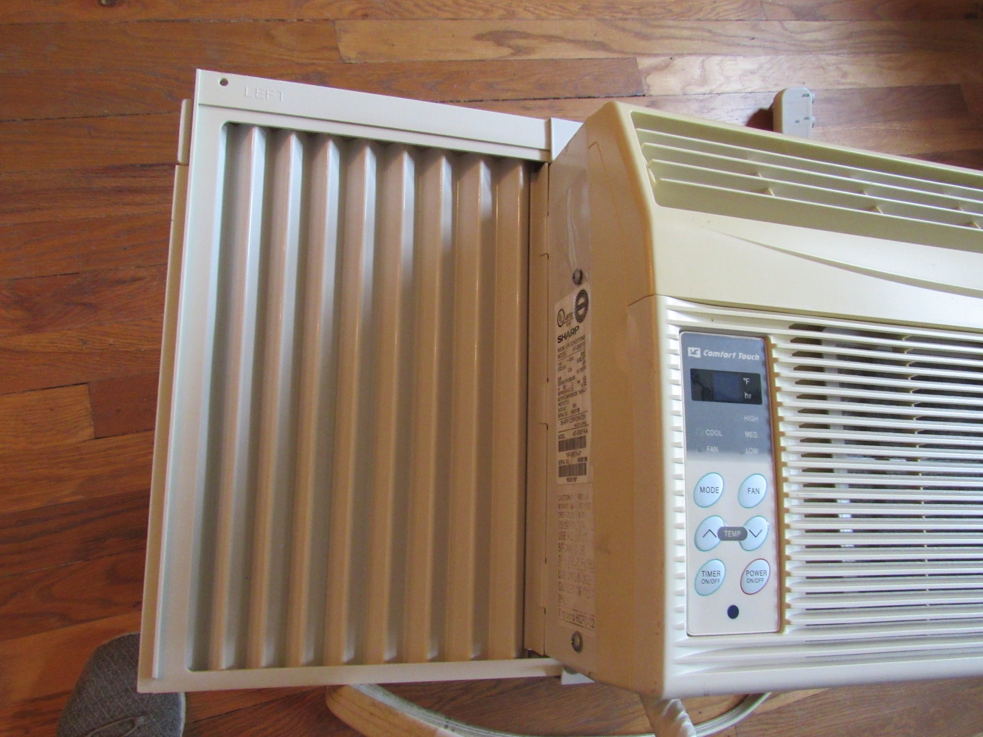 Sharp Room Air Conditioner Model Af-s60fx-a 6,000 Btu #2854 ...