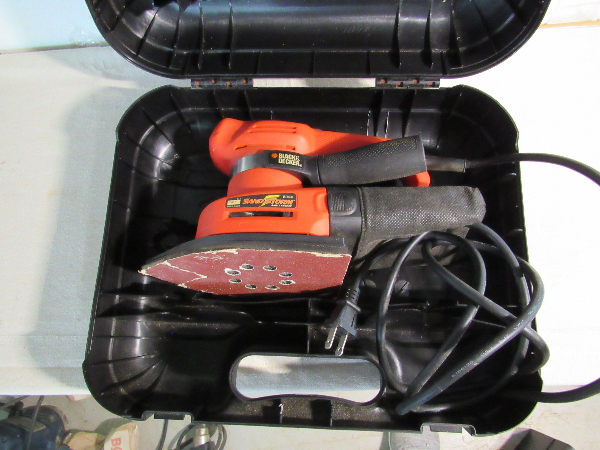 Black & Decker RO600 Sand Storm 3 In 1 Sander Corded Electric With Case ...