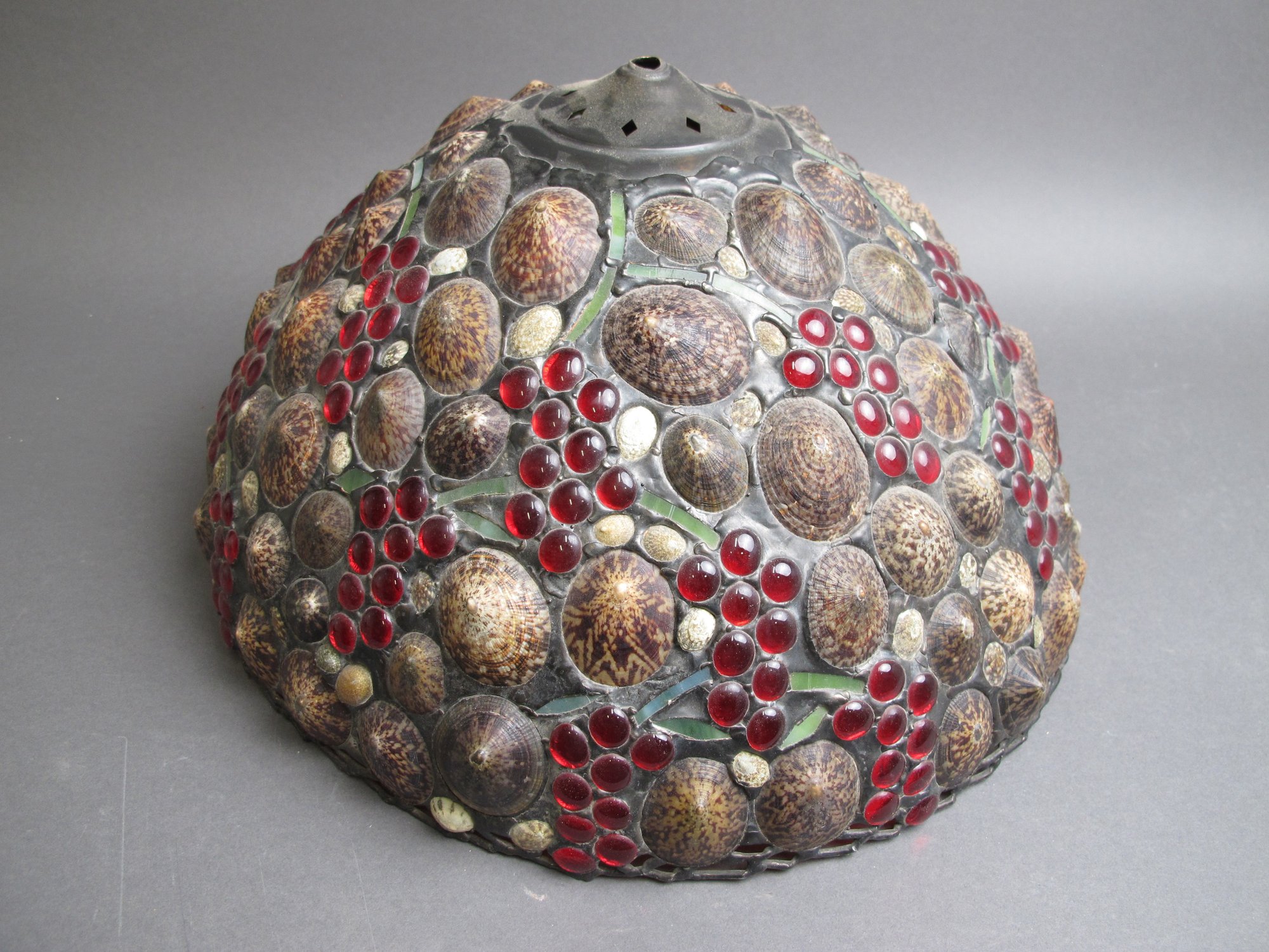 Unique Seashell & Glass Mosaic Lamp Shade By Richard Hoosin - Stunning ...
