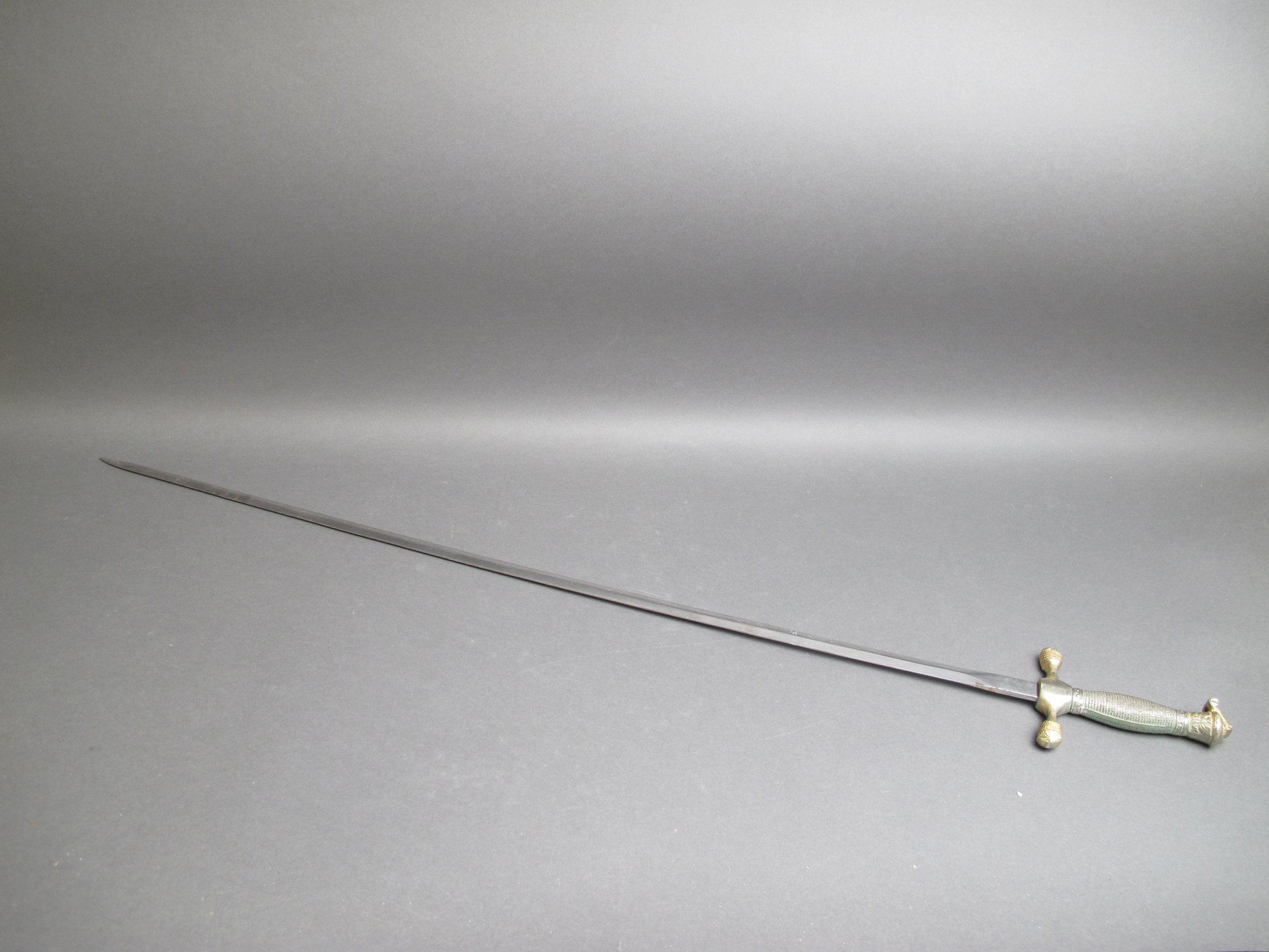 Authentic West Point Cadet Sword - Ornate Brass Handle & Steel Blade ...