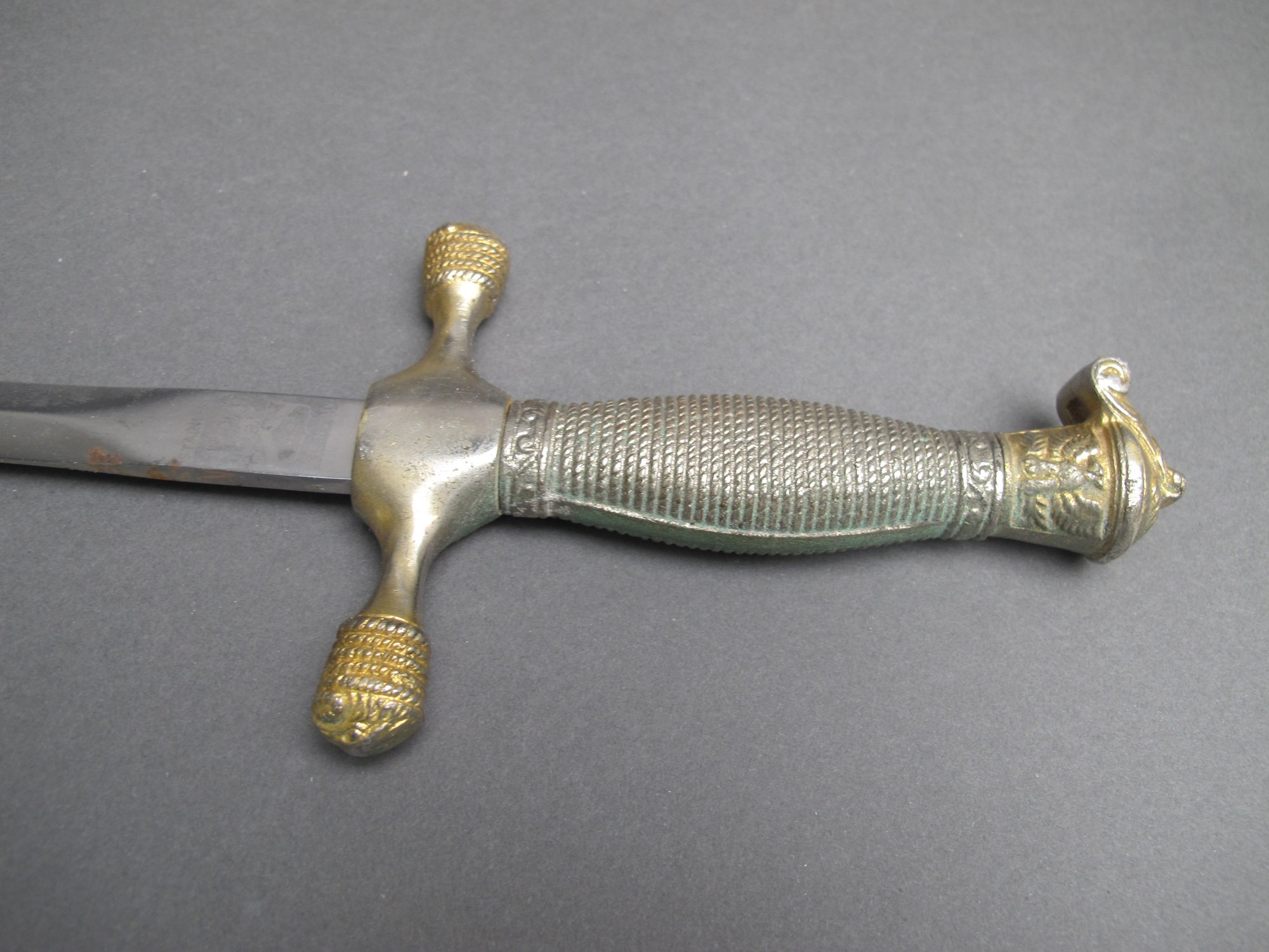 Authentic West Point Cadet Sword - Ornate Brass Handle & Steel Blade ...