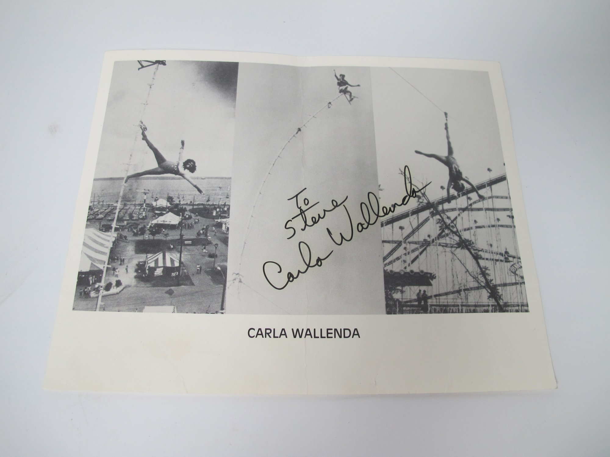 Carla Wallenda Autographed Photo - Legendary Aerialist, Wallenda Family ...