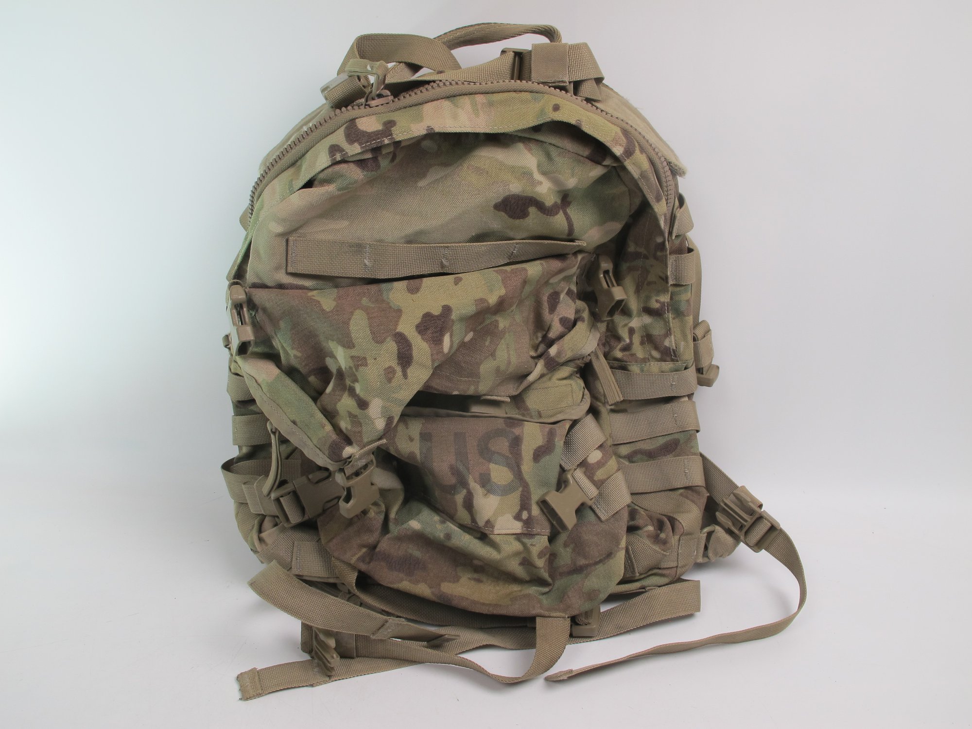 Multicam Tactical Backpack Military-Style With MOLLE Webbing #6837 ...