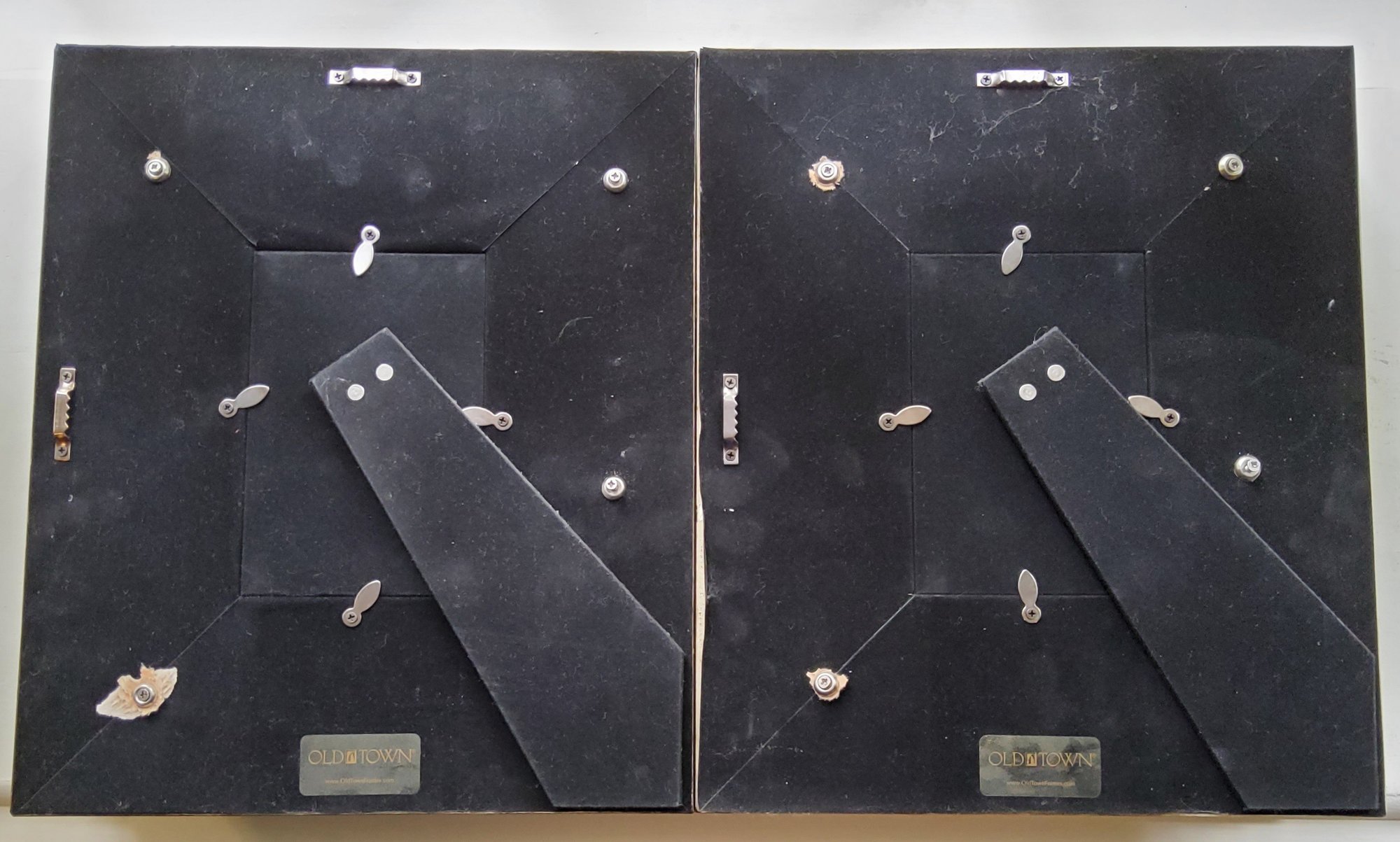 (SY83) 2 Heavy Ornate Old Town Frame Company ( Standing Or Wall Hanging ...