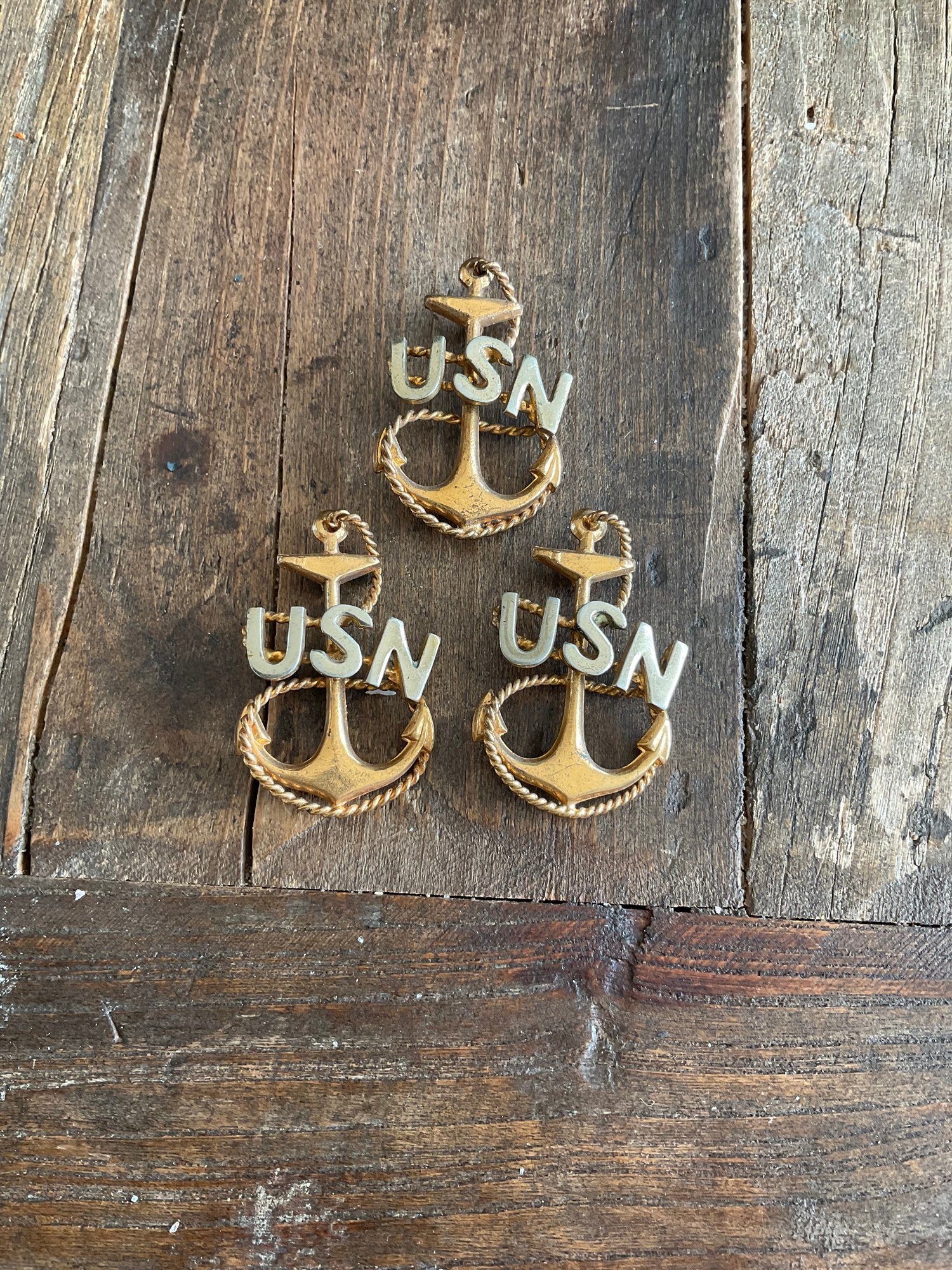 Lot Of Three (3) World War II USN US Navy C-Clamp Anchor Pins #2583 ...