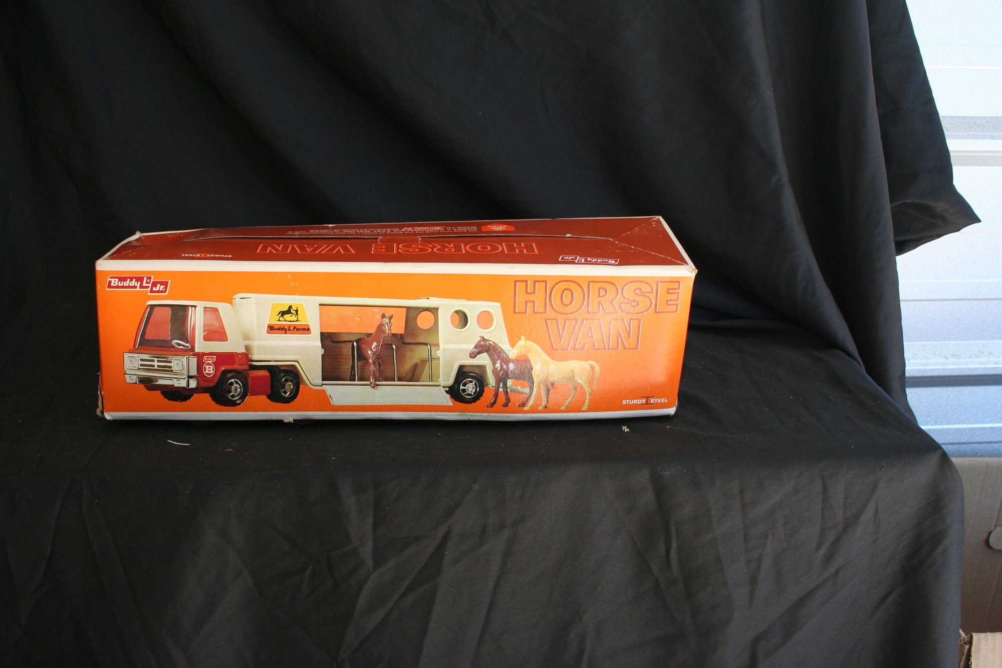 Vintage Buddy L Farms Buddy L Jr Horse Van W/Box & Horses #1745 ...