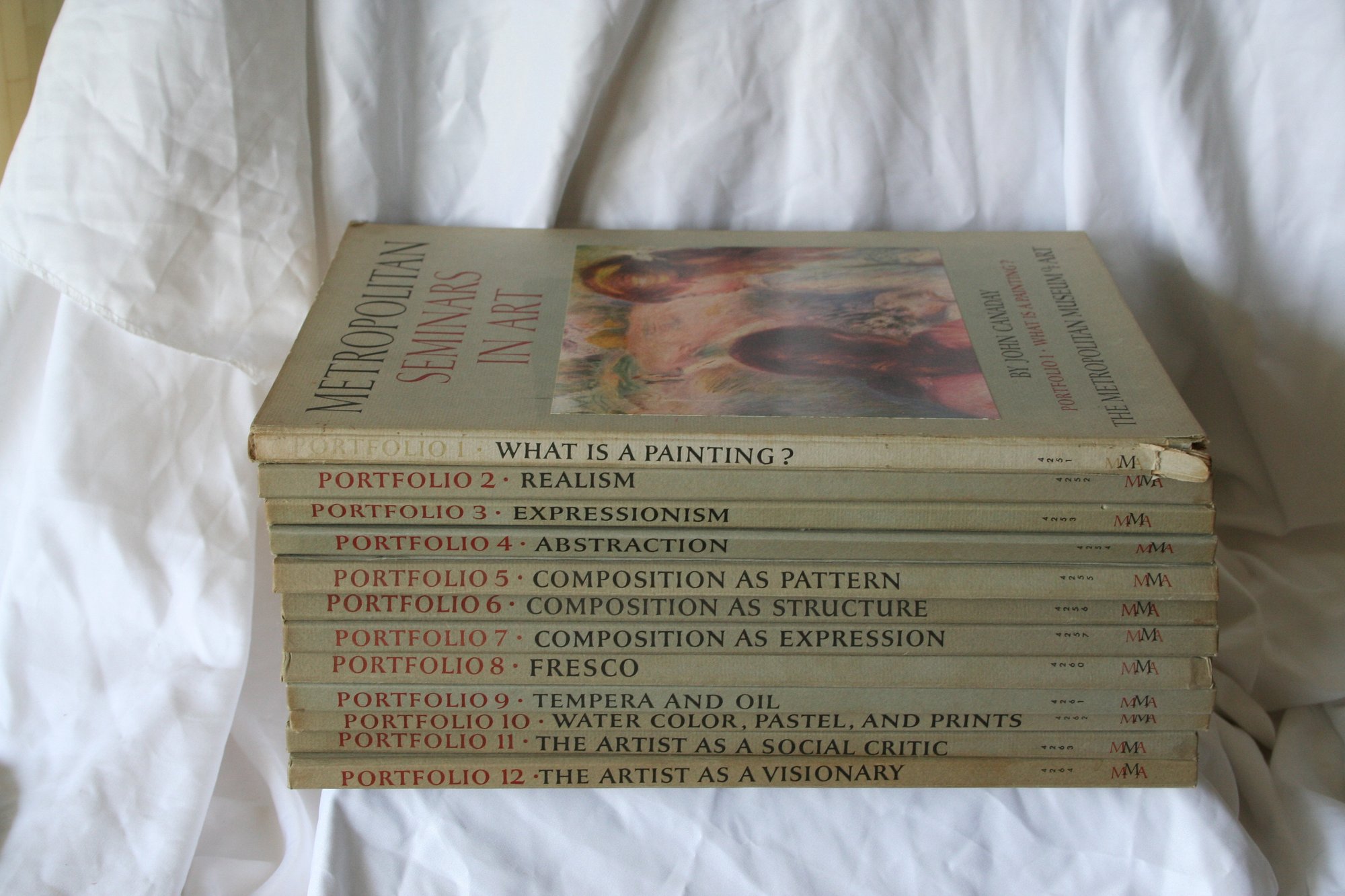 Set Of Twelve (12) "Metropolitan Seminars In Art" Books Circa 1958 ...