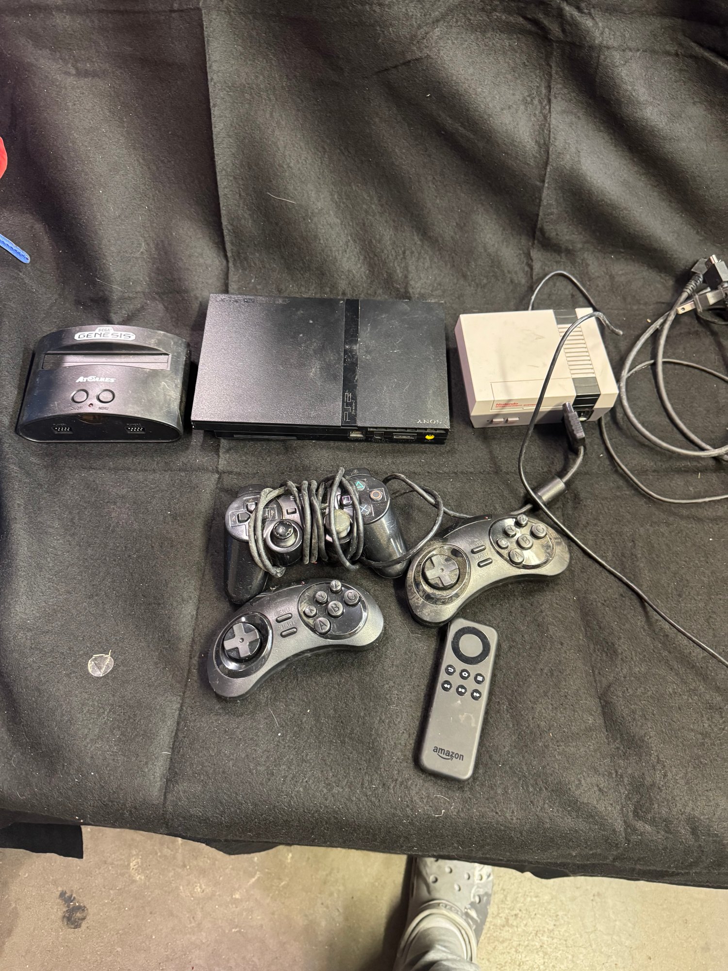 Sega Genesis , Sony Playstation 2, Nintendo , Controllers, Power Cords ...