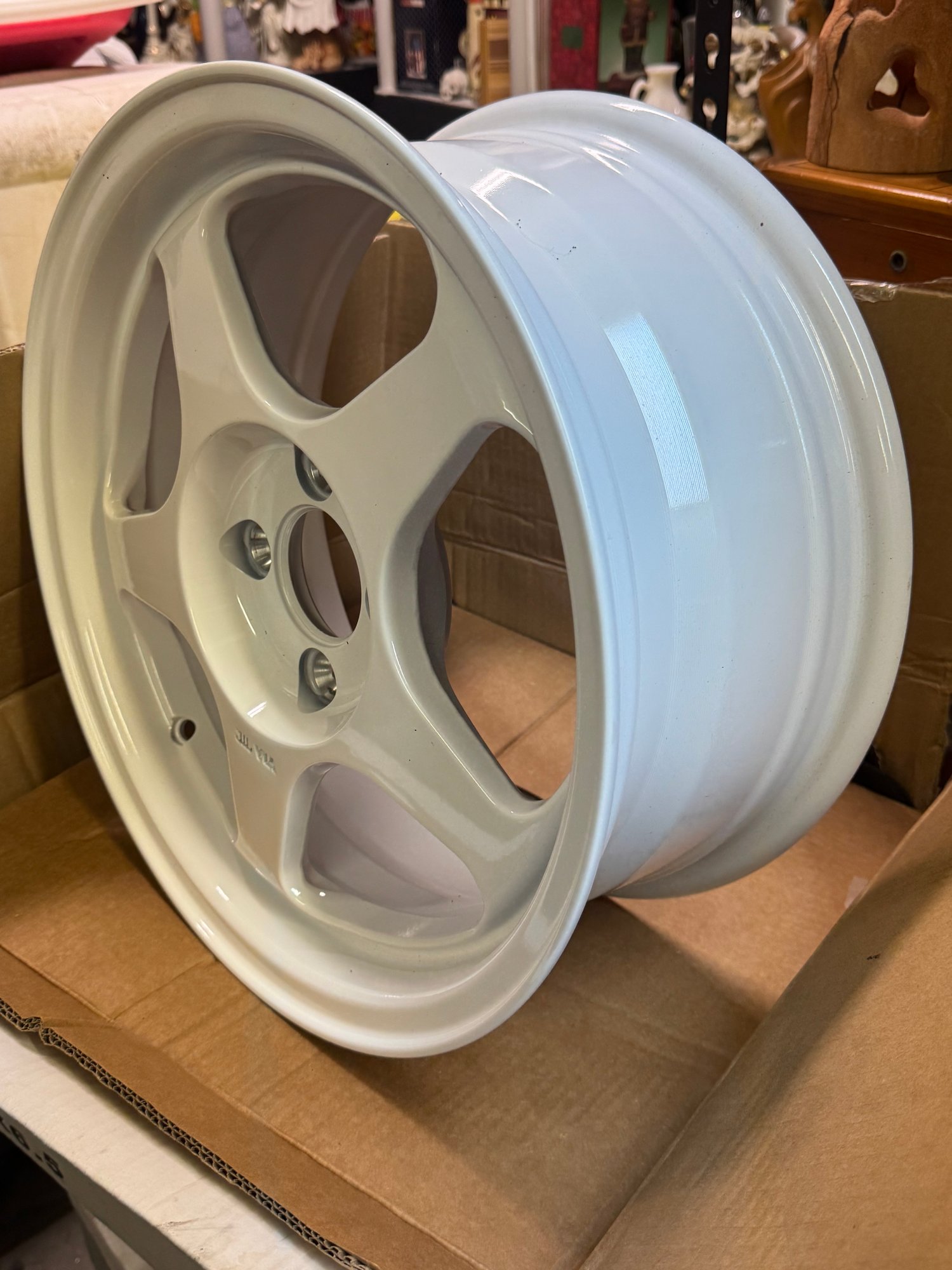 4 Brand New Car Rims White 15 Inch - Circuit Performance #20992 ...