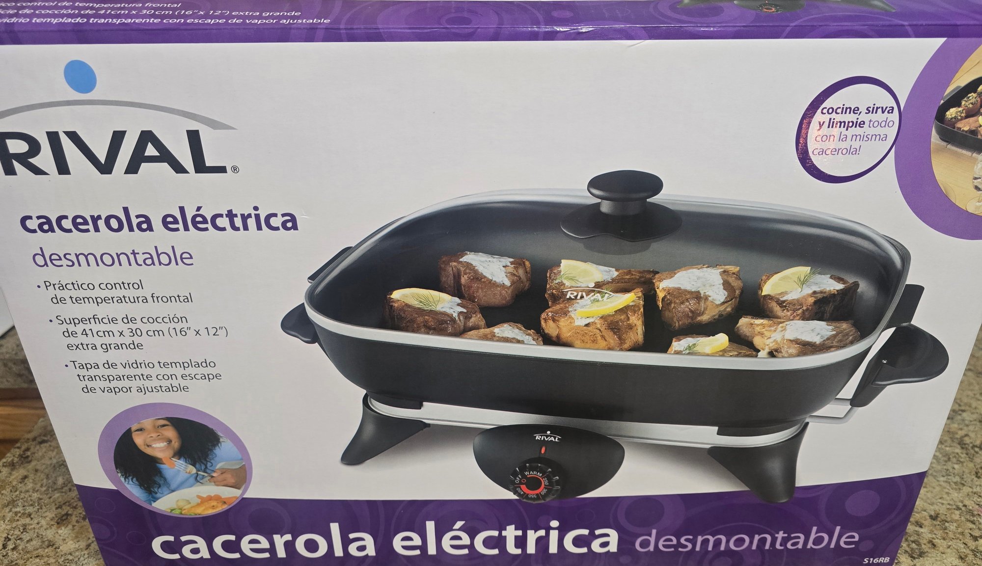 Rival Electric Skillet In Box #13520 | Auctionninja.com
