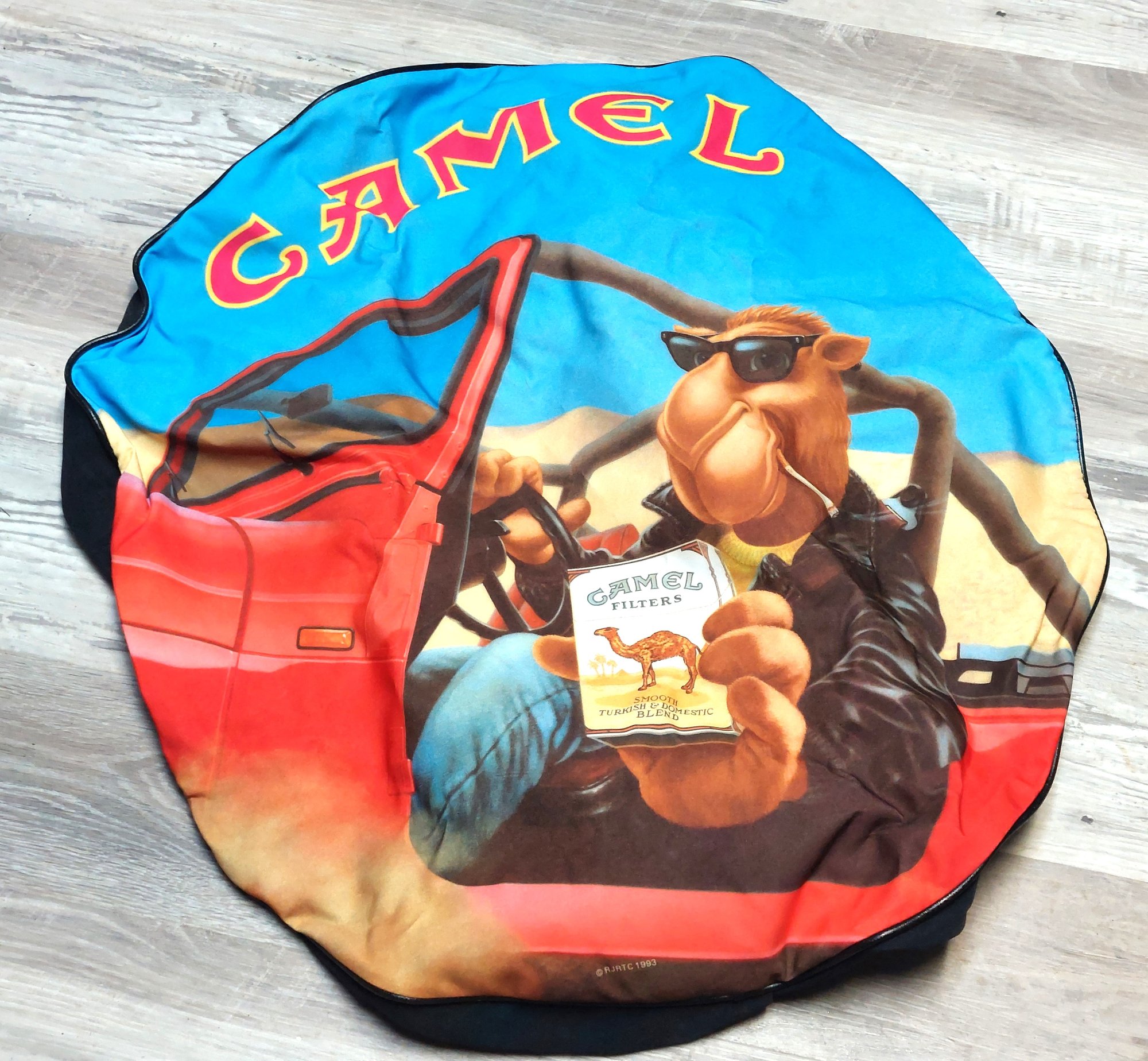 1993 Joe Camel Cigarettes Spare Tire Cover Desert Scene #5755 ...