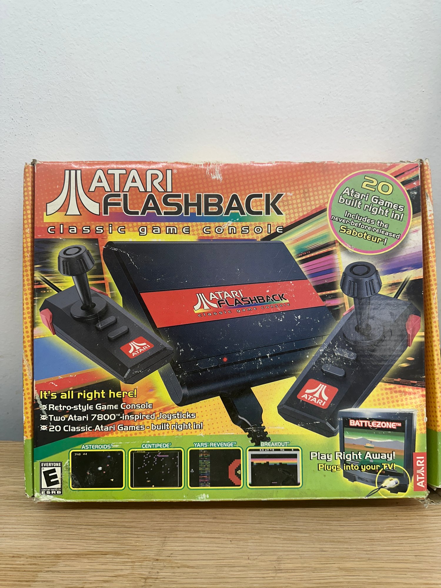 2004 Atari Flashback Classic Game Console 20 Games Built In Includes Saboteur #4052 ...