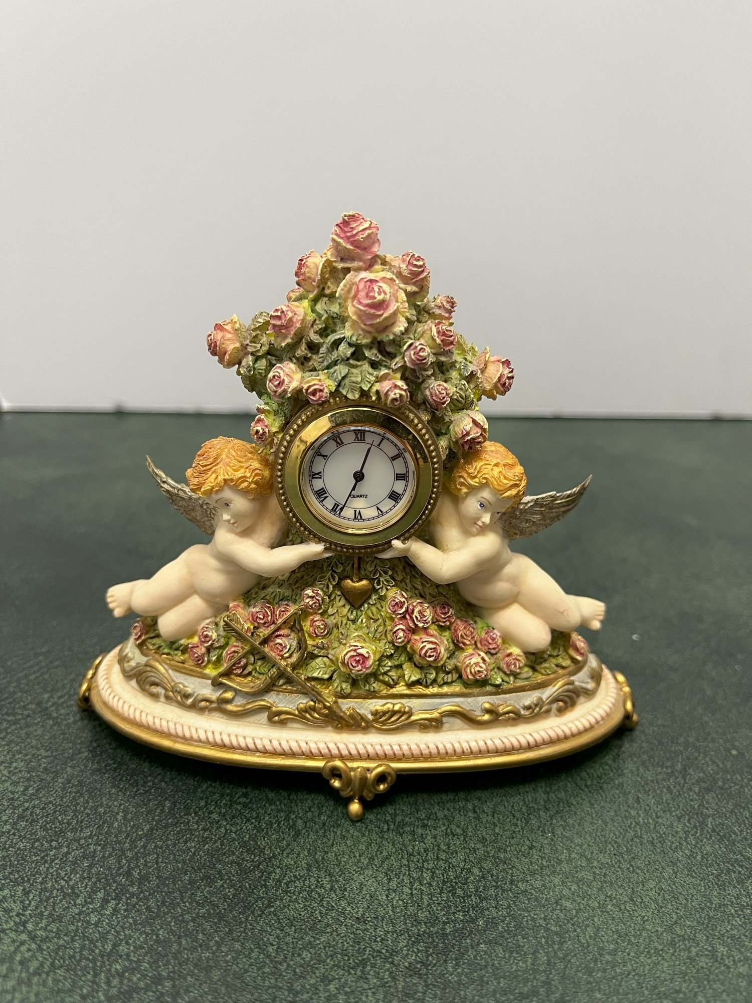 Limited Edition Cherub Clock By Judith Winslow #3259 | Auctionninja.com