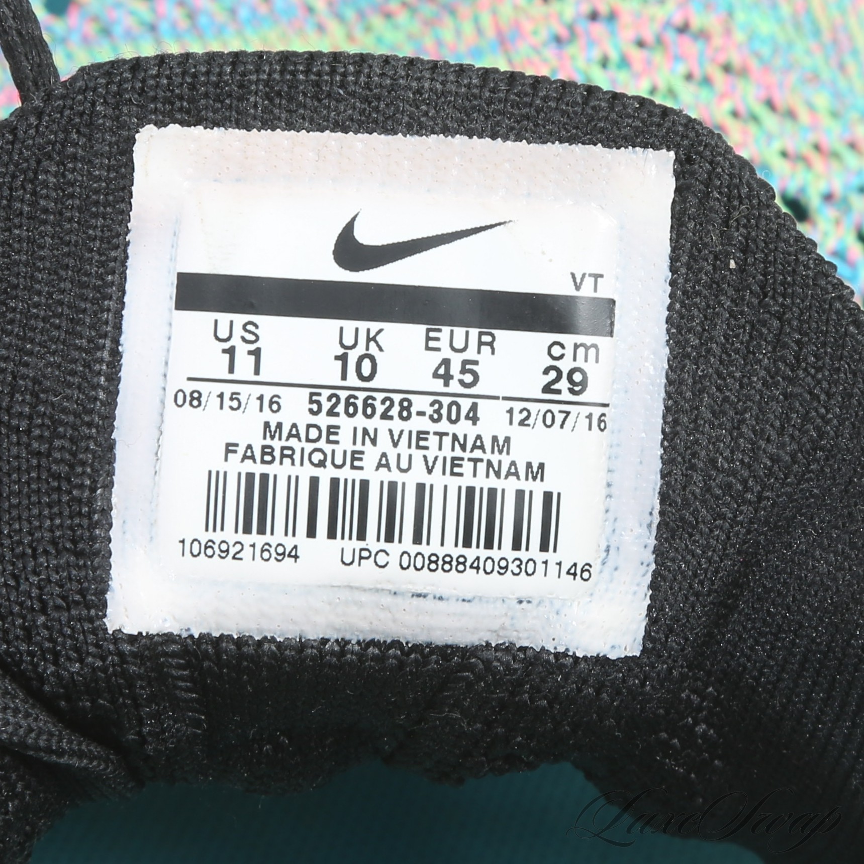 #2 MENS FANTASTIC CONDITION NIKE ULTRALIGHT RAINBOW FLYKNIT MESH KNIT ...