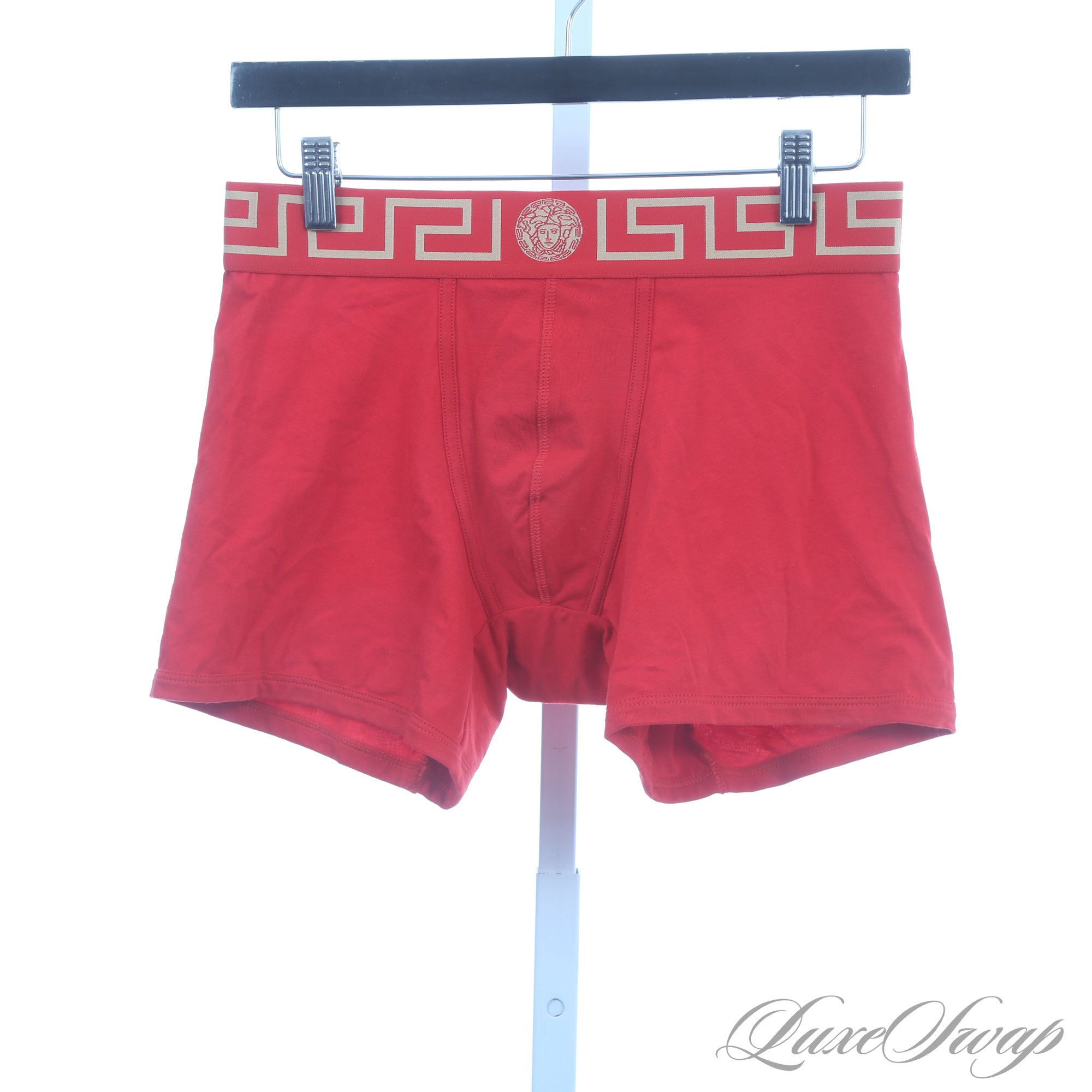 BRAND NEW WITH TAGS MENS VERSACE BLACK LABEL RED GREEK KEY AND MEDUSA ...