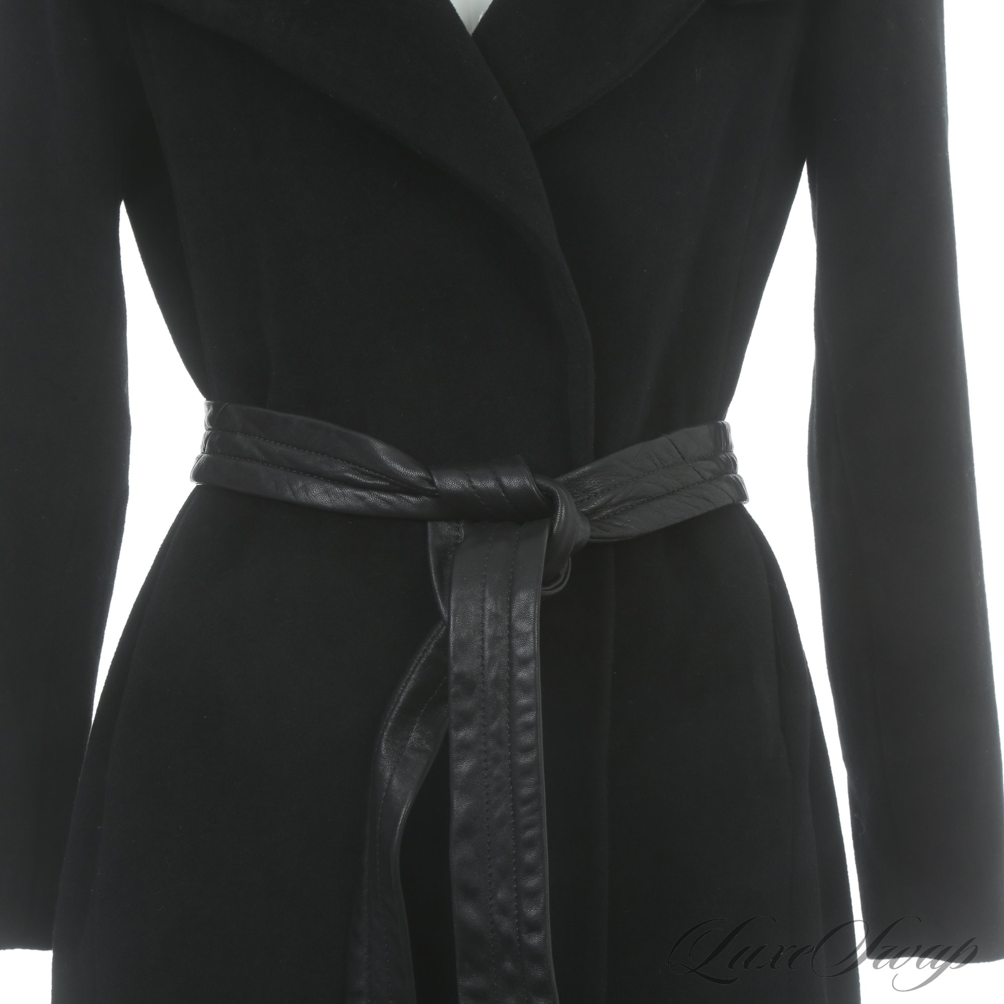 SOOOOOO SOFT OUTRAGEOUSLY PLUSH CALVIN KLEIN 65 PERCENT ANGORA BLACK ...