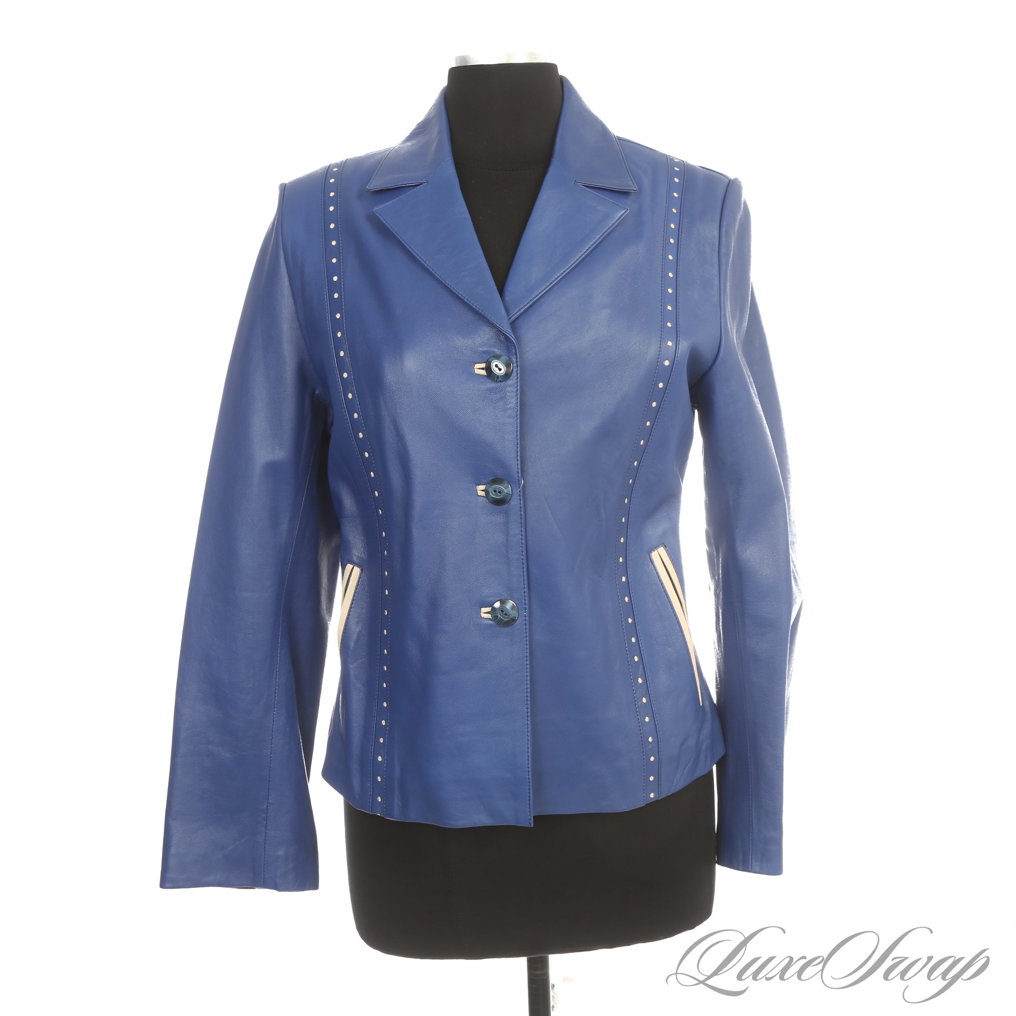 BRAND NEW WITHOUT TAGS ALTIERE LINEA PELLE INTENSE ULTRAVIOLET NAPPA ...