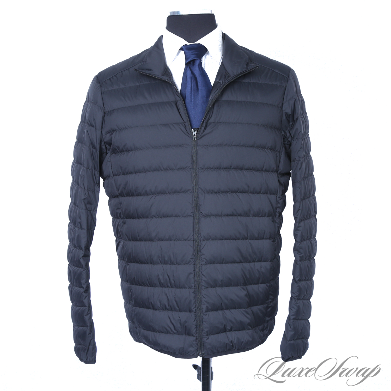BRAND NEW WITH TAGS MENS UNIQLO BLACK ULTRALIGHT DOWN FILL QUILTED ...