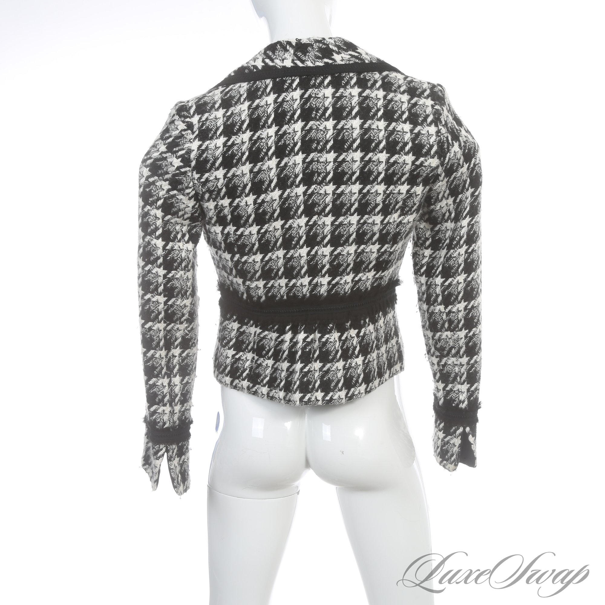 SOOOO NICE! WHITE HOUSE BLACK MARKET BLACK/WHITE EXPLODED HOUNDSTOOTH ...