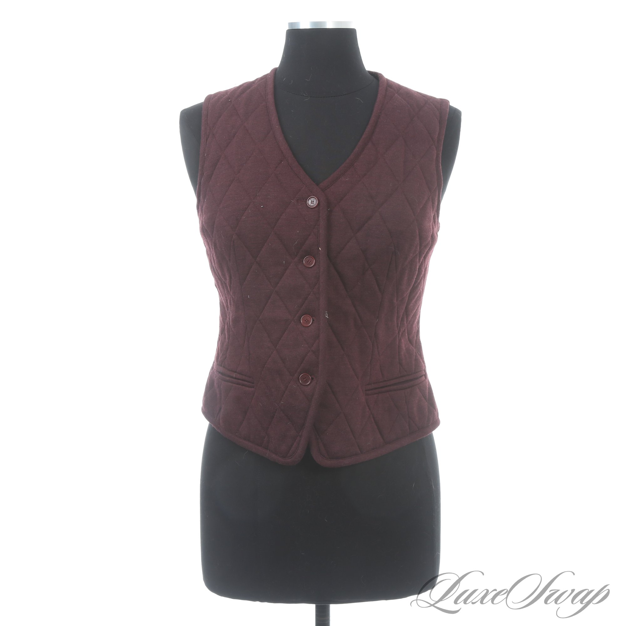 MEGA EXPENSIVE AT RETAIL RENA LANGE BURGUNDY SPECKLED CASHMERE BLEND ...