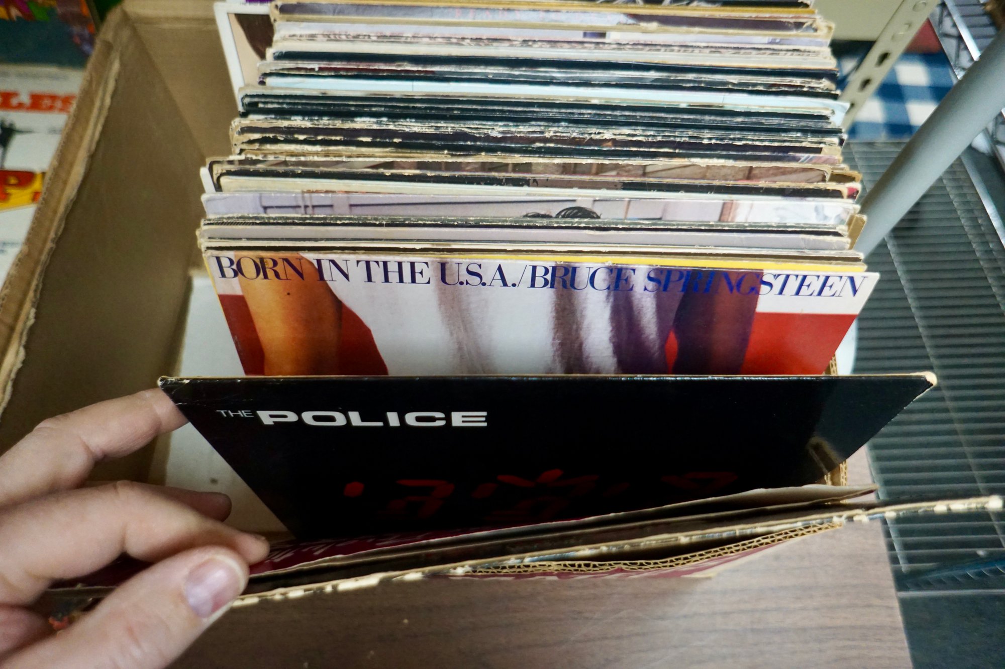 Large Lot Of Over 125 Records, Mostly Rock- Beatles, Who, Springsteen ...