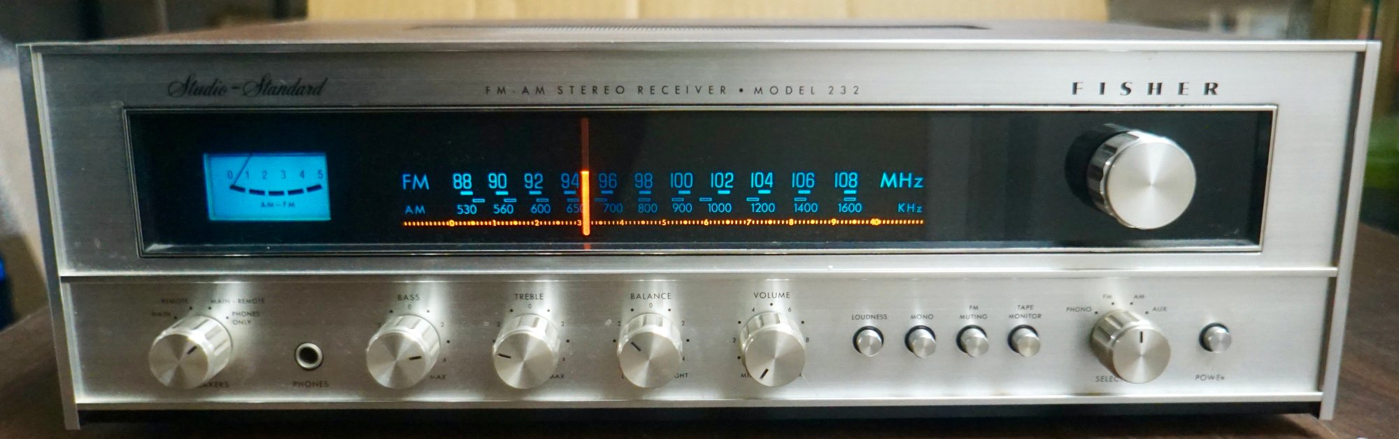Vintage Fisher Studio Standard AM/ FM Stereo Receiver Model 232- Great ...