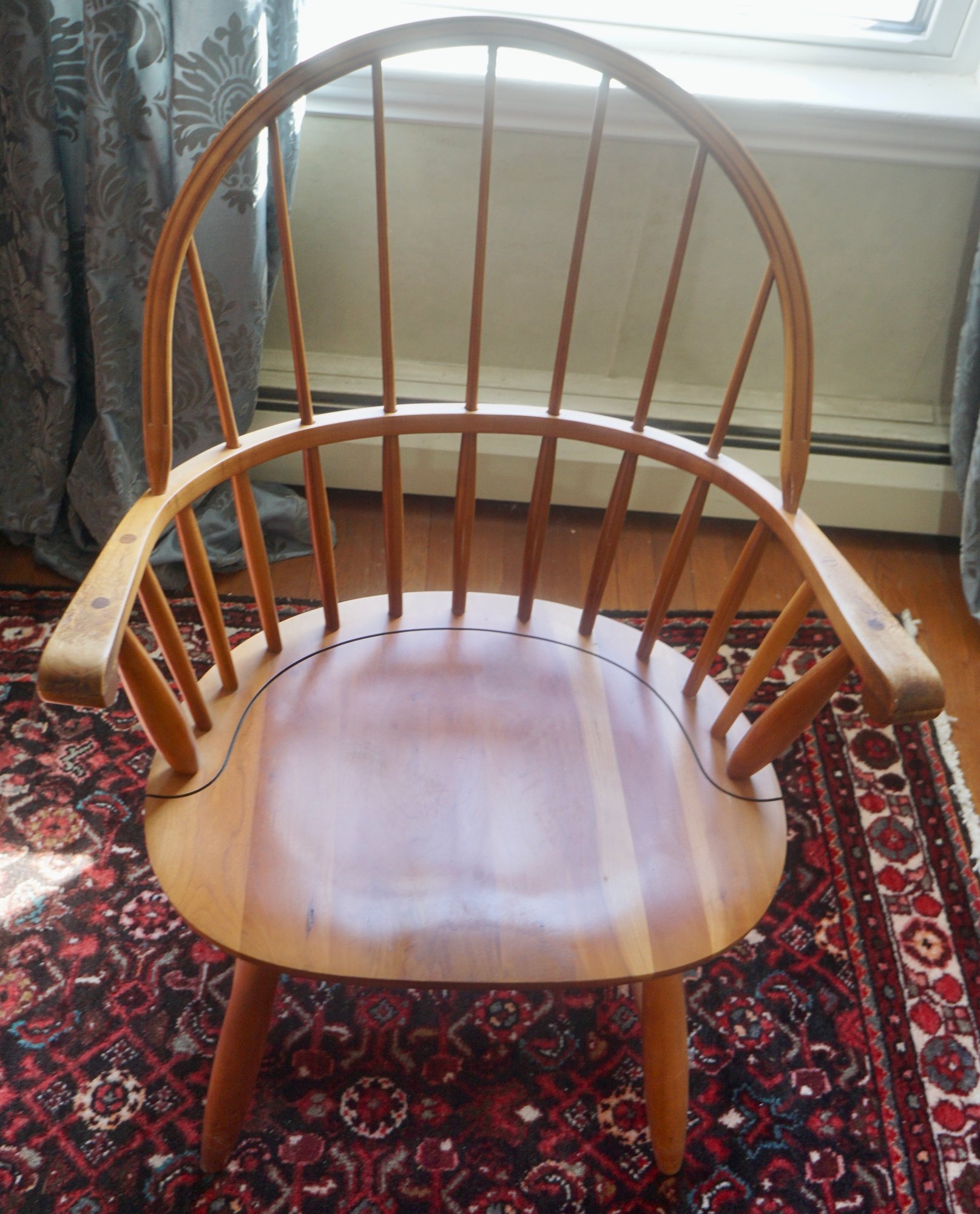 2nd Floor #737 Signed Hitchcock Windsor Arm Chair ( 22" Seat) #1464650 ...