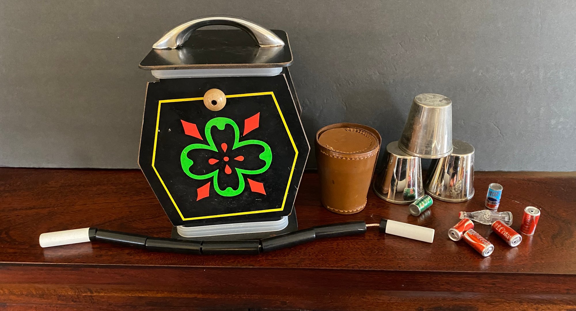 Vintage Magic - Clatter Box, Collapsing Wand, And Three Disappearing ...