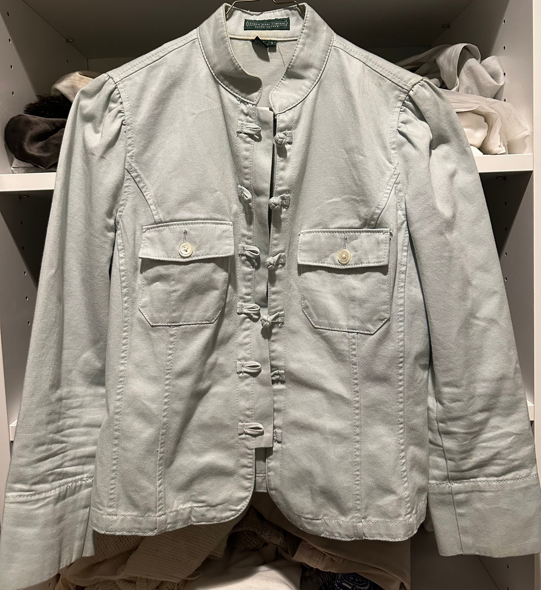 Ralph Lauren Size S Pale Blue Jacket -Bc12 #1471730 | Auctionninja.com