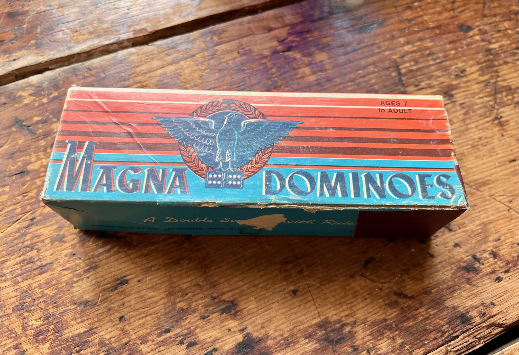 Vintage Set Of Magna Dominoes In Original Box #8198 | Auctionninja.com