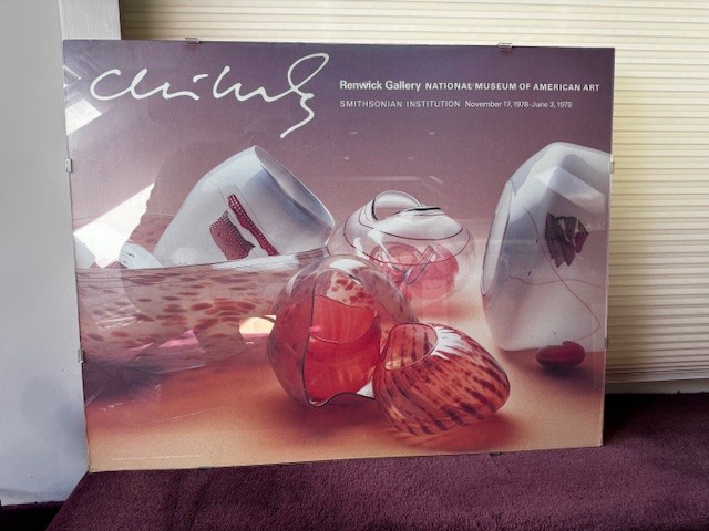 Chihuly Poster Renwick Gallery, 1979, Smithsonian #22717 | Auctionninja.com