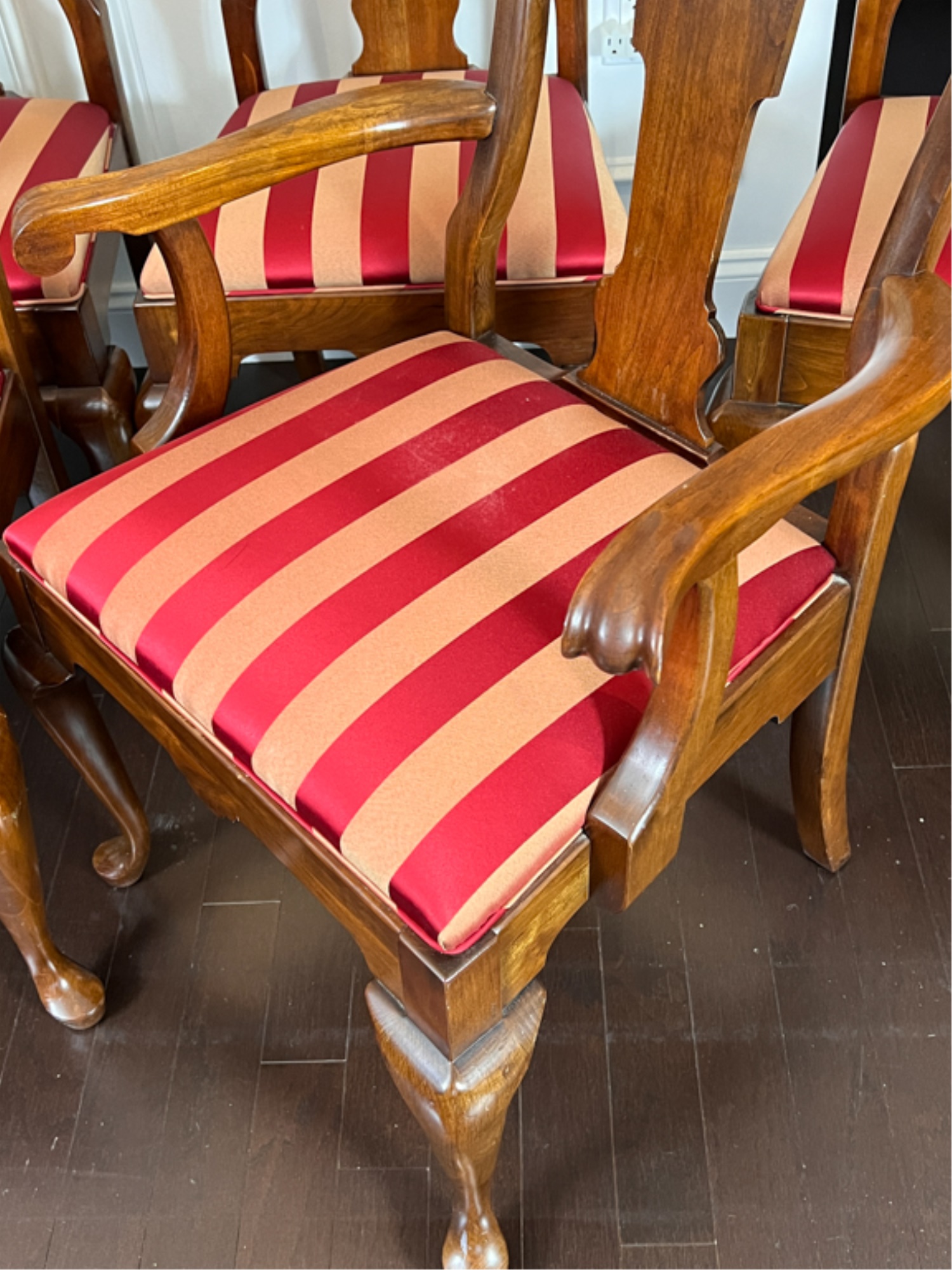 SET (8) PENNSYLVANIA HOUSE MAHOGANY DINING CHAIRS #49215 | Auctionninja.com