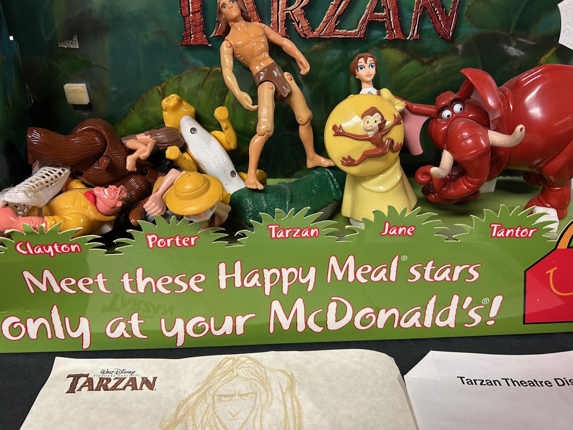 TARZAN HAPPY MEAL RESTAURANT DISPLAY #52810 | Auctionninja.com