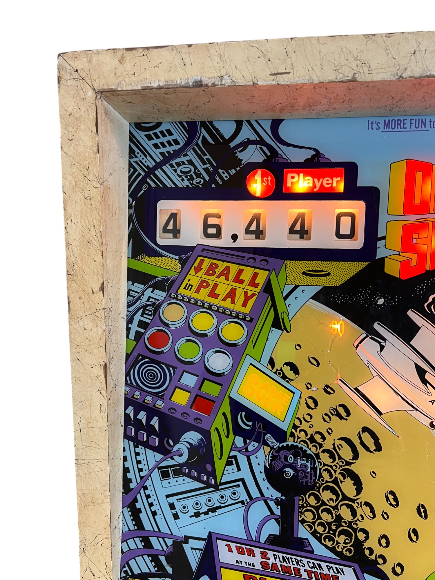 VINTAGE GOTTLIEB "OUTER SPACE" PINBALL MACHINE #54191 | Auctionninja.com
