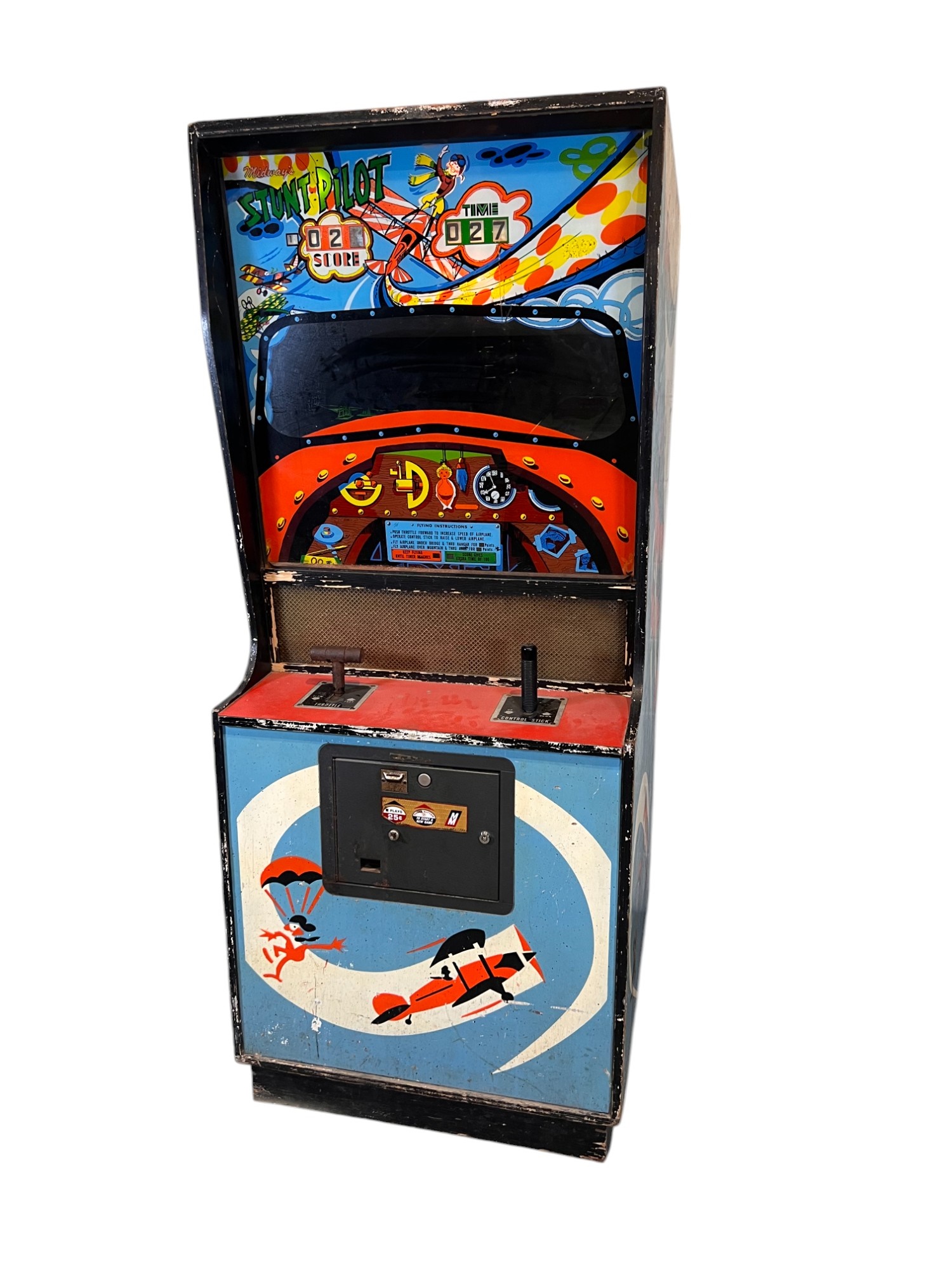 VINTAGE MIDWAY'S "STUNT PILOT" ARCADE GAME #54192 | Auctionninja.com