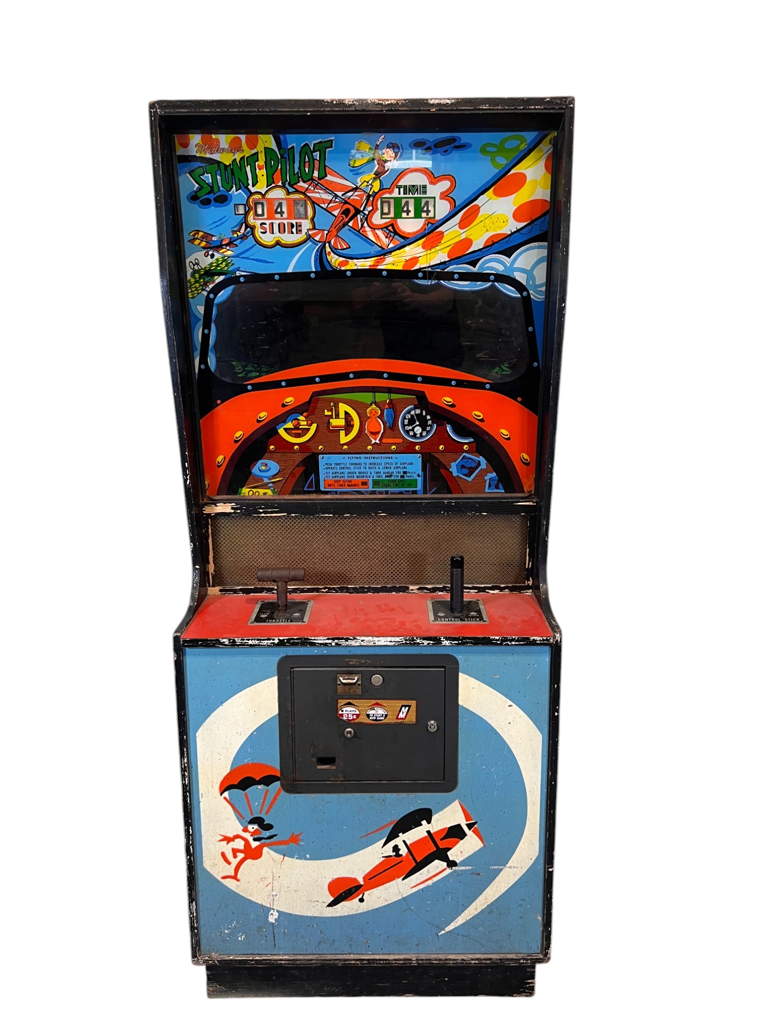 VINTAGE MIDWAY'S "STUNT PILOT" ARCADE GAME #54192 | Auctionninja.com