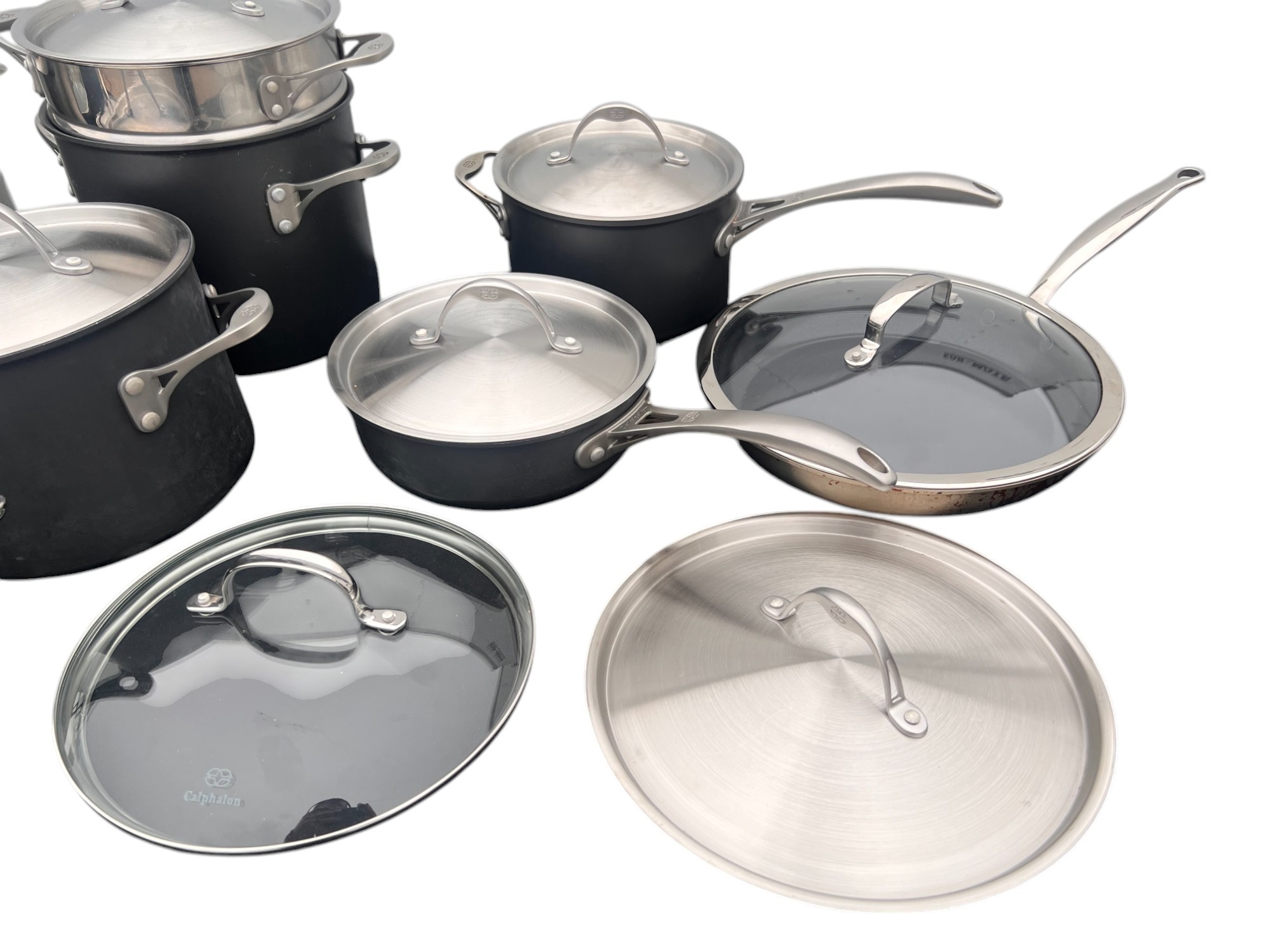 GROUPING OF CALPHALON POTS AND PANS, ETC #54139 | Auctionninja.com