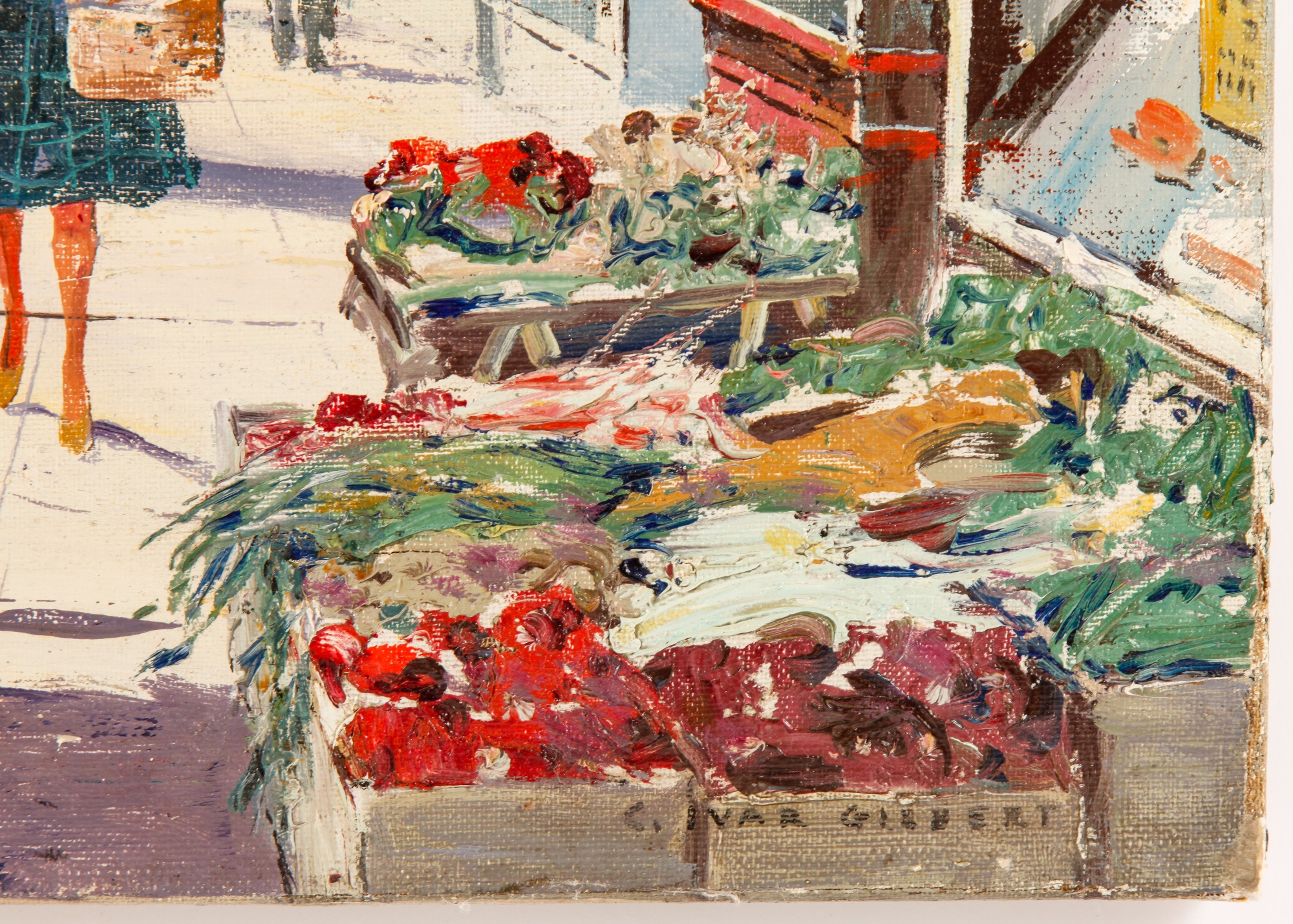 CARL IVAR GILBERT (1882-1959) "Quiet Main Street" #54530 | Auctionninja.com