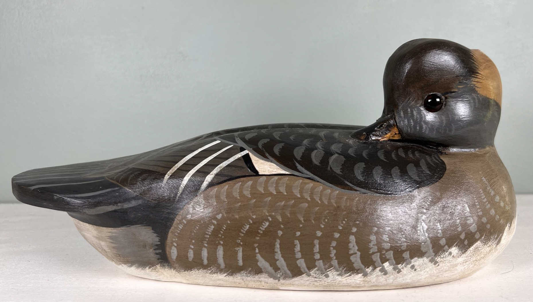 BEVY WILLIAMS CARVED AND PAINTED DUCK DECOY #56286 | Auctionninja.com