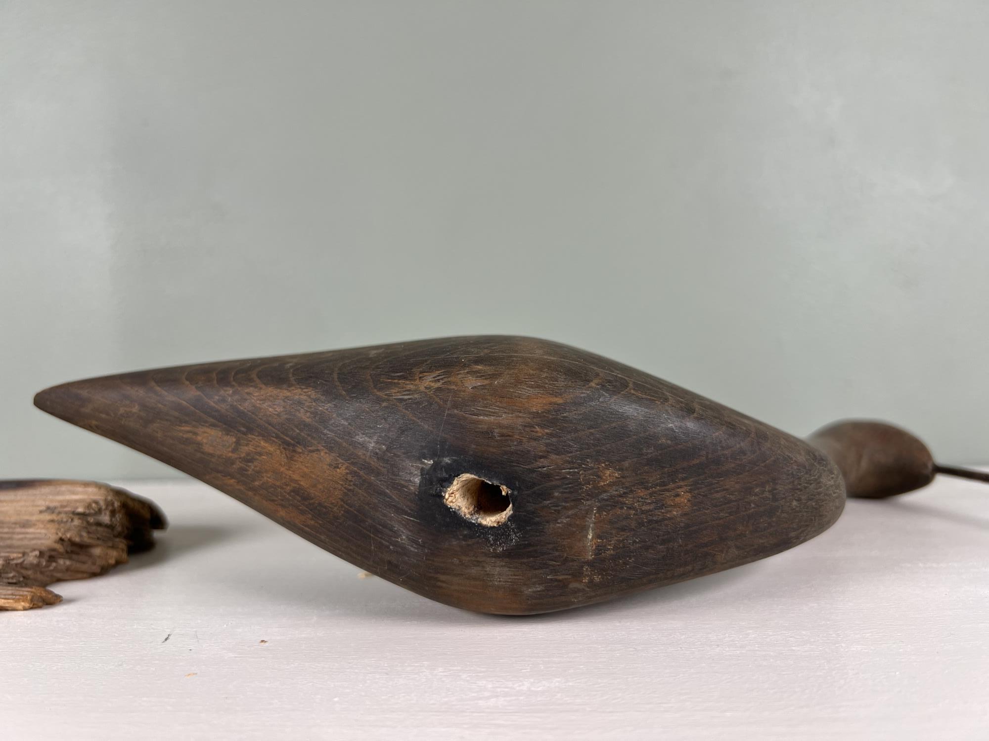 VINTAGE CARVED SHOREBIRD DECOY #56288 | Auctionninja.com