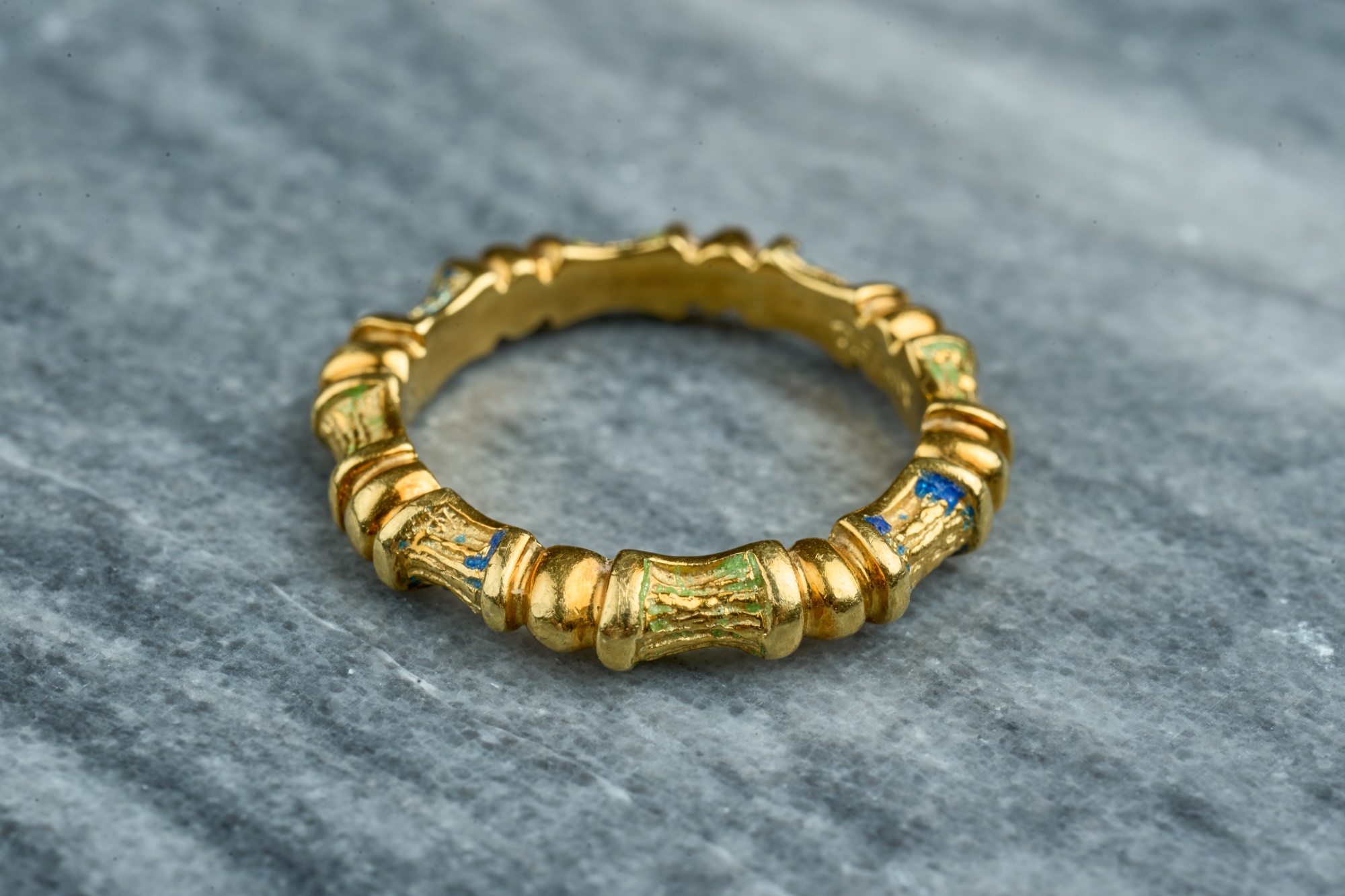 18K GOLD TIFFANY & CO BAMBOO RING #57007 | Auctionninja.com