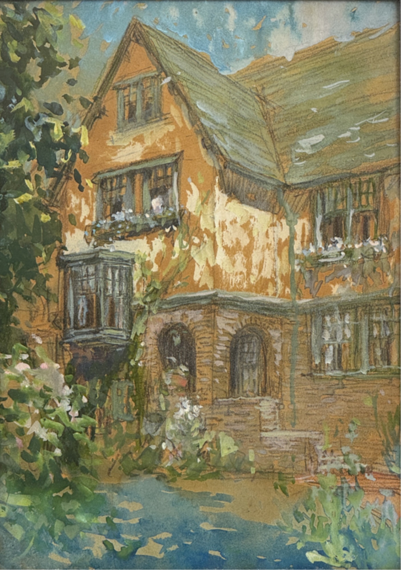 LAWRENCE BUCK (1865-1929) "PRIVATE RESIDENCE" #57028 | Auctionninja.com