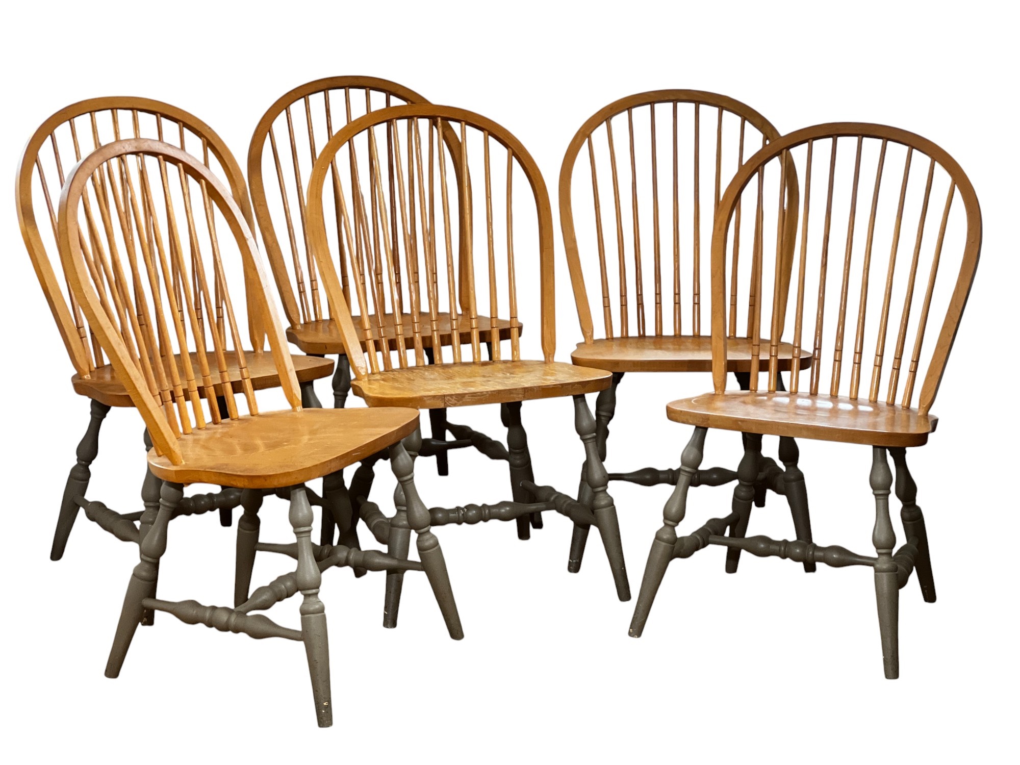 (6) BOW BACK CHAIRS #57453 | Auctionninja.com