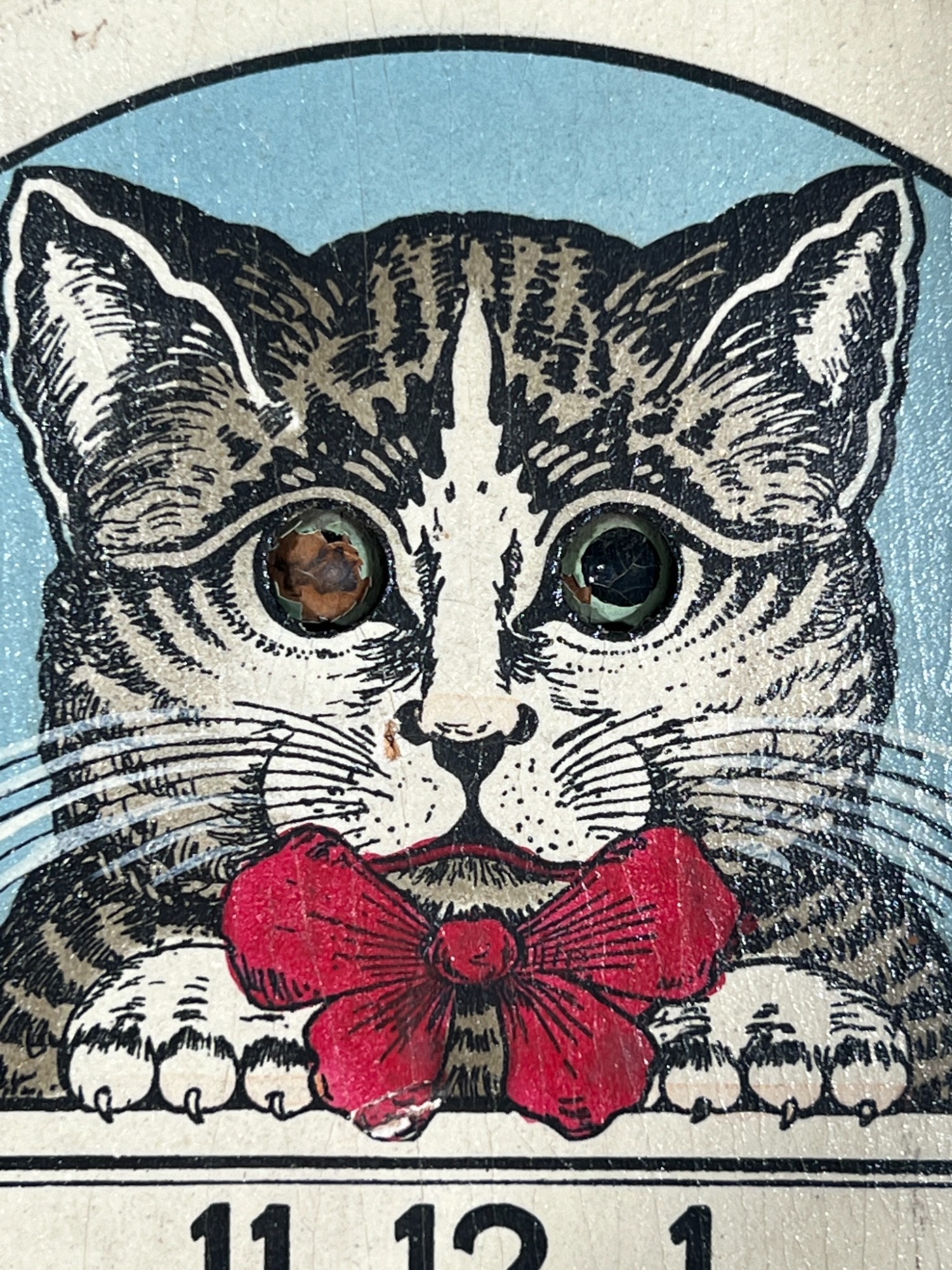 VINTAGE CAT & MOUSE NOVELTY WALL CLOCK #60434 | Auctionninja.com