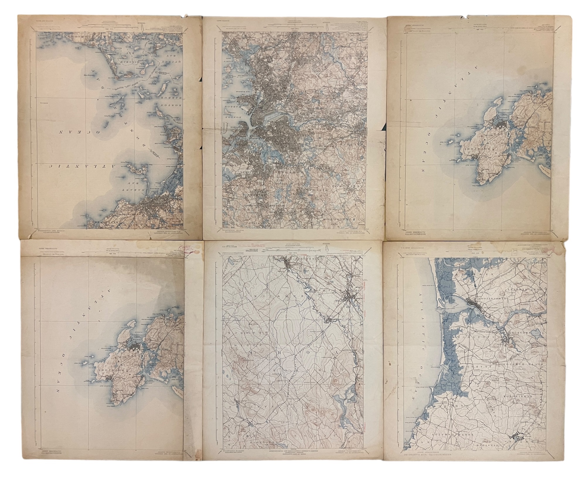 (11) 1939 USGS MAPS of NEW ENGLAND #60686 | Auctionninja.com