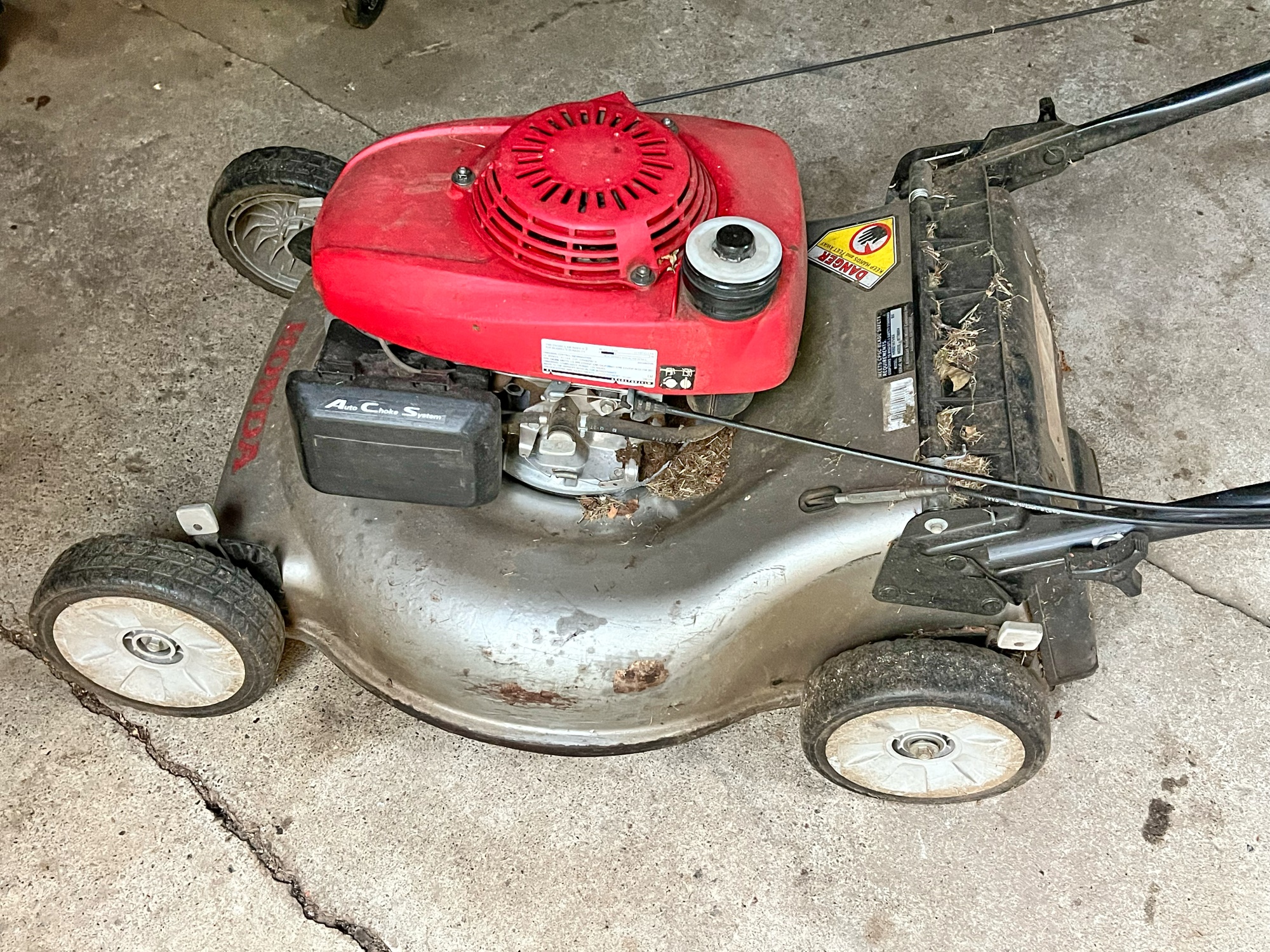 HONDA QUADRA CUT MOWER MODEL HRR2167VKA #61313 | Auctionninja.com