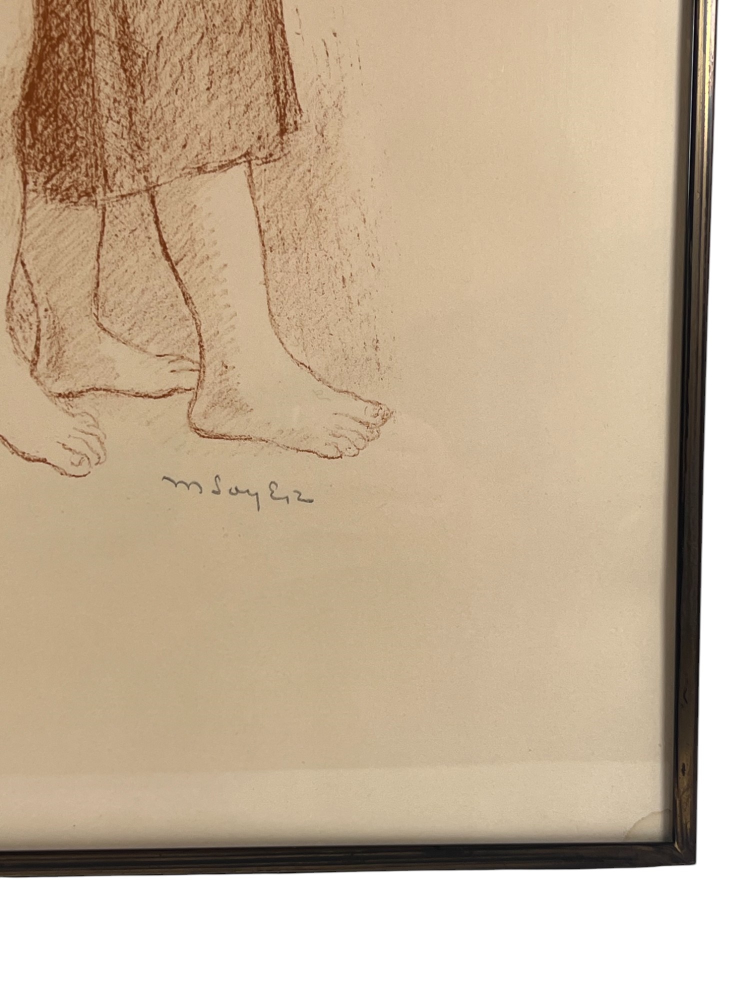 MOSES SOYER (1899-1974) "DANCERS" LITHOGRAPH #61425 | Auctionninja.com