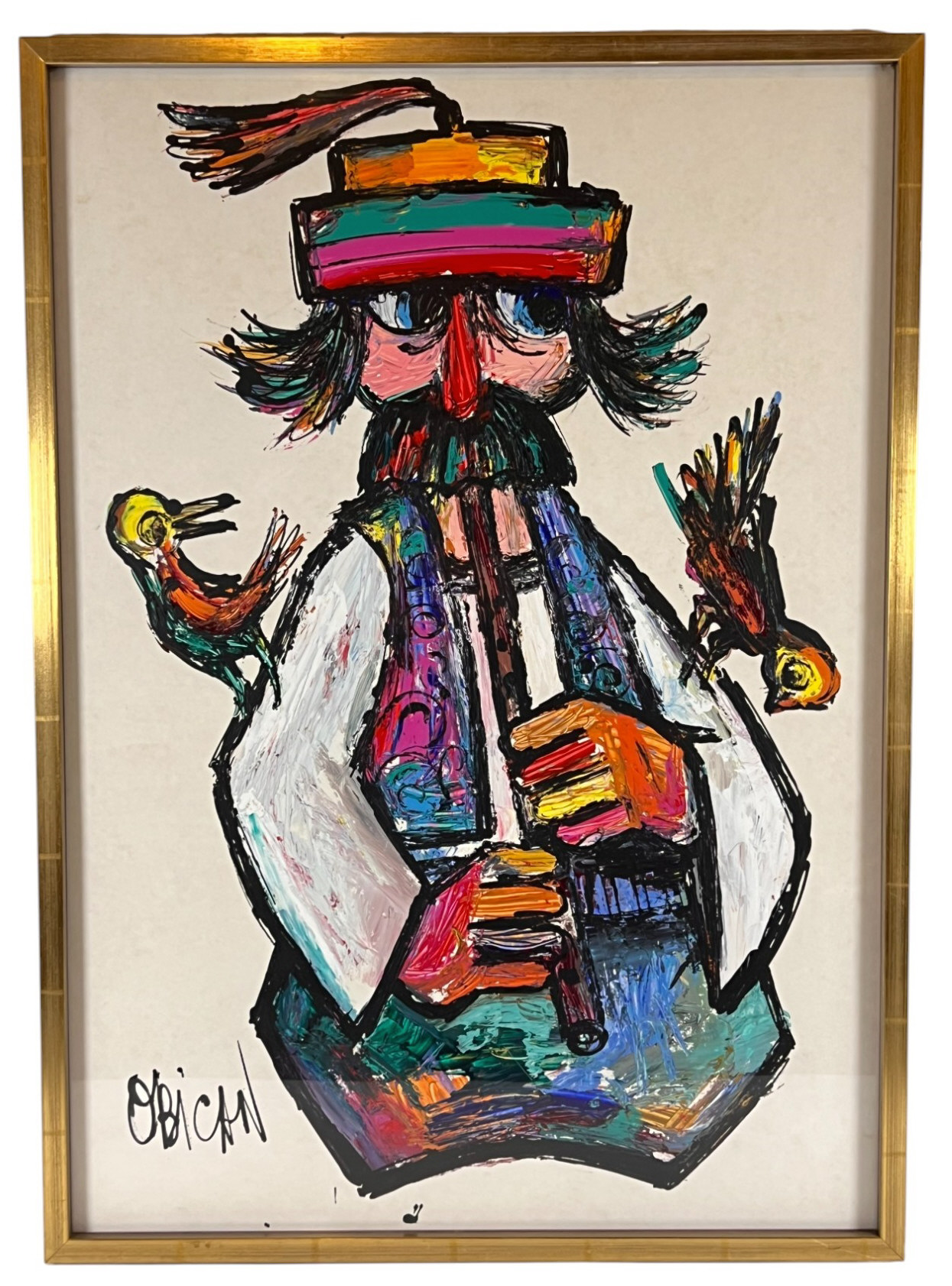 JOVAN OBICAN (1918-1986) "BIRD SONGS" #61440 | Auctionninja.com