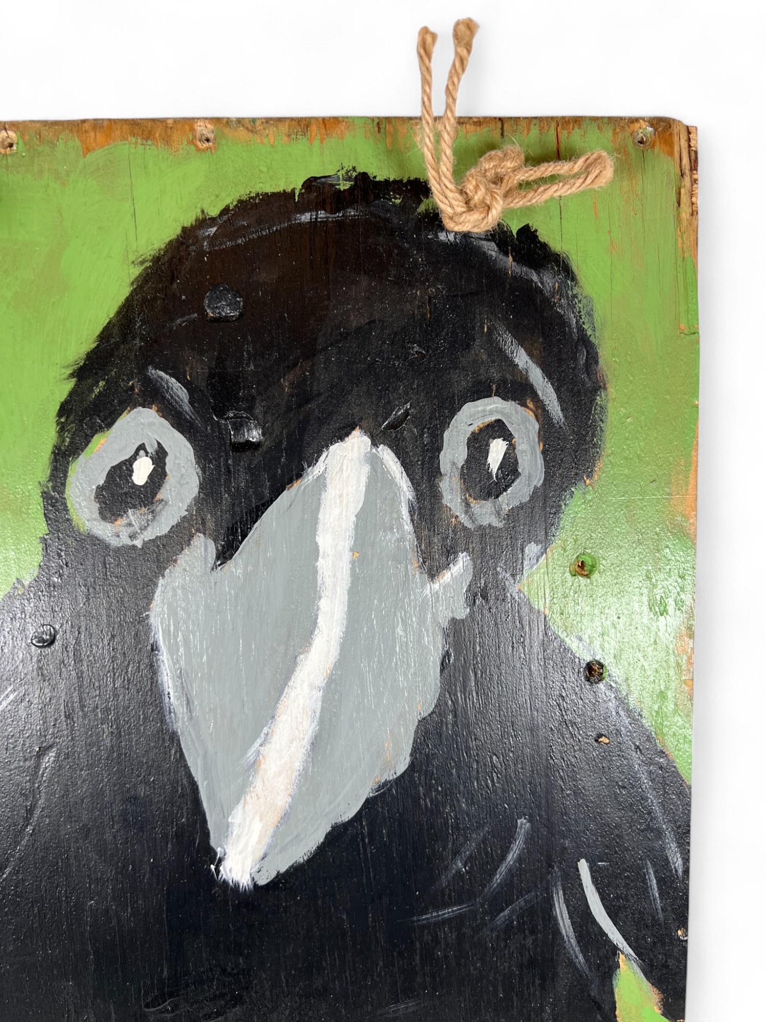 STATE OF MAINE OUTSIDER ART "AMERICAN CROW" #61465 | Auctionninja.com