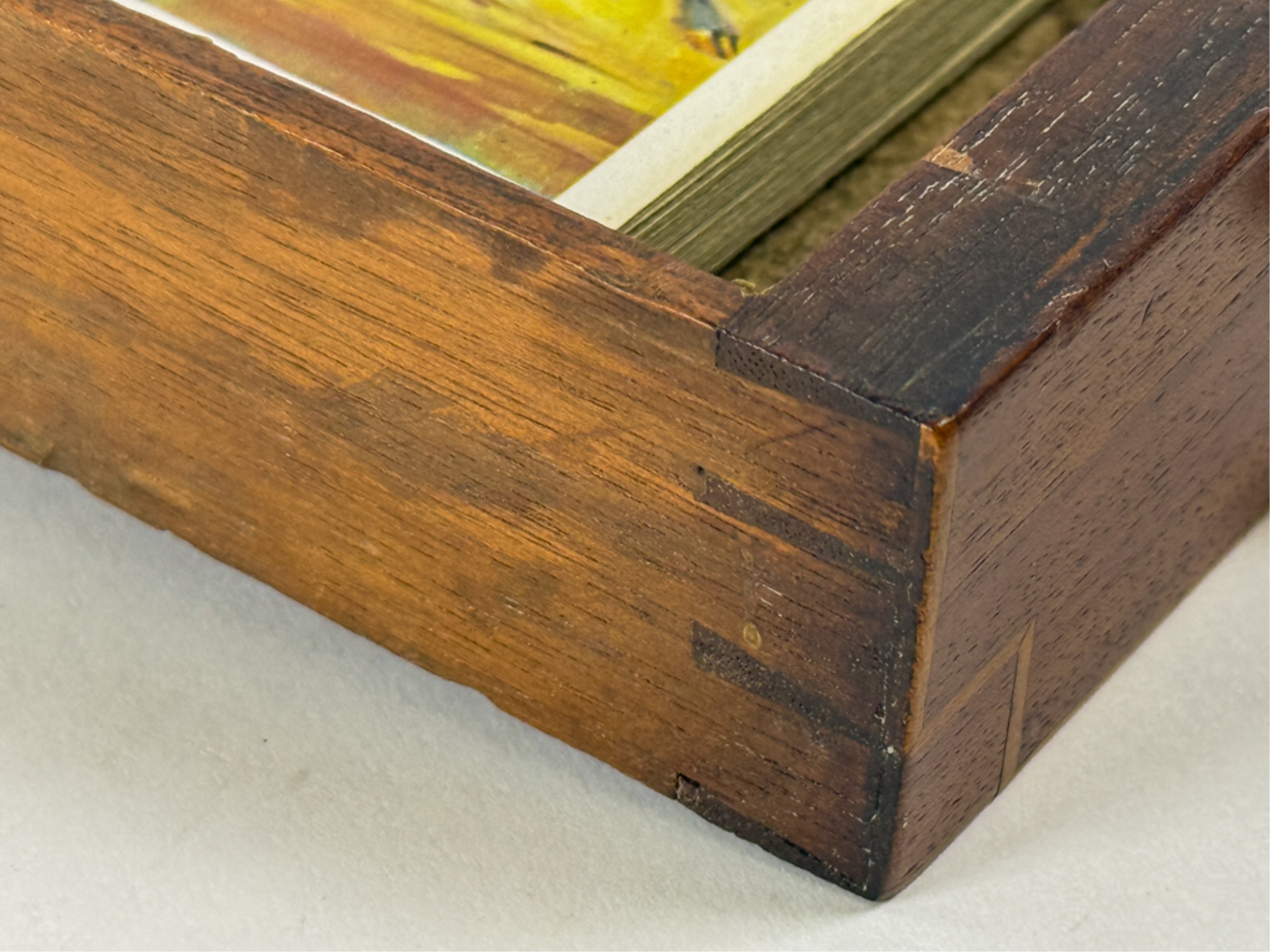 (19th c) SAILOR MADE BOX with INLAID COMPASS ROSE #61952 | Auctionninja.com